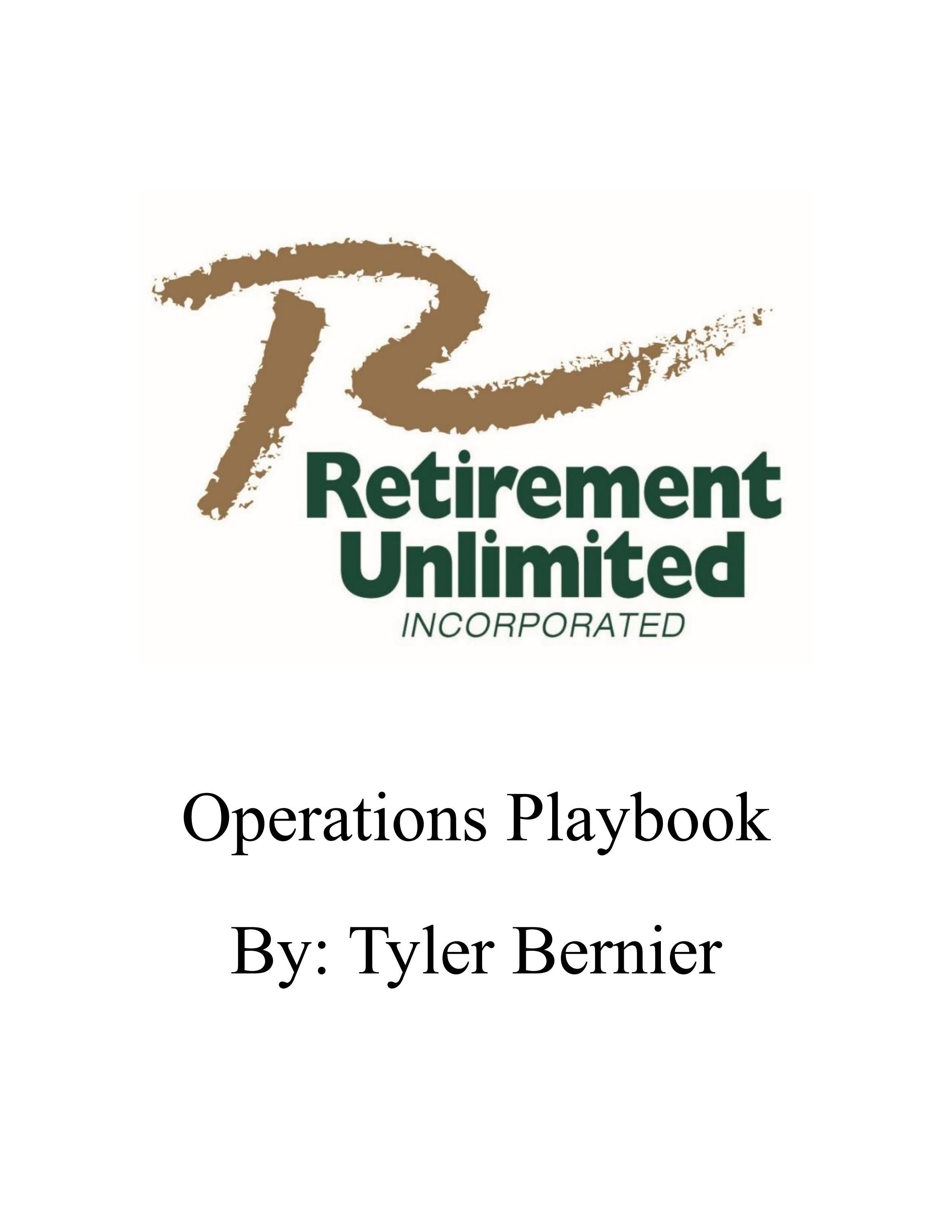 Operations Playbook by tbernier23 - Issuu