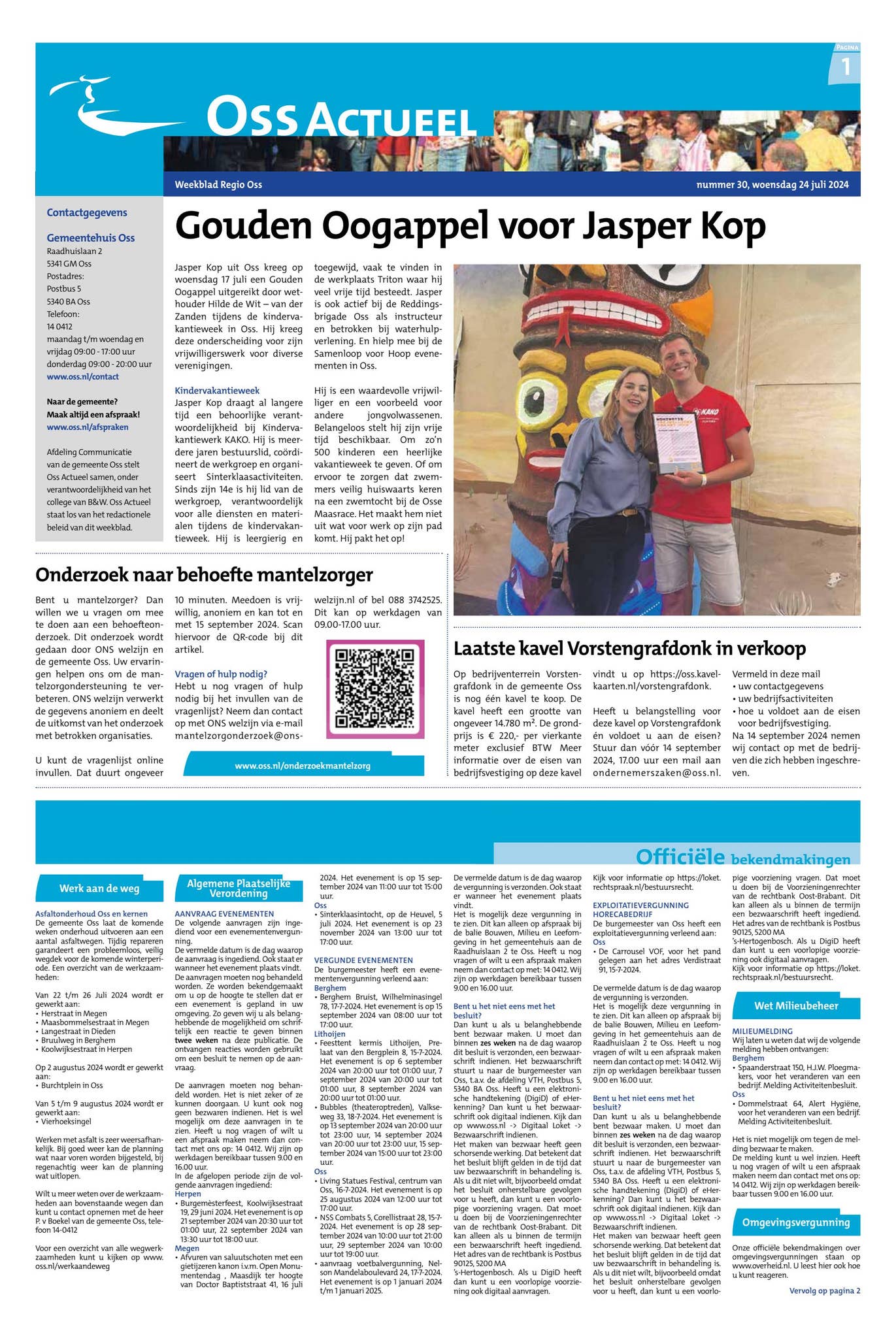 gemeente regio oss week 30 2024 by Het Mediacentrum - Issuu
