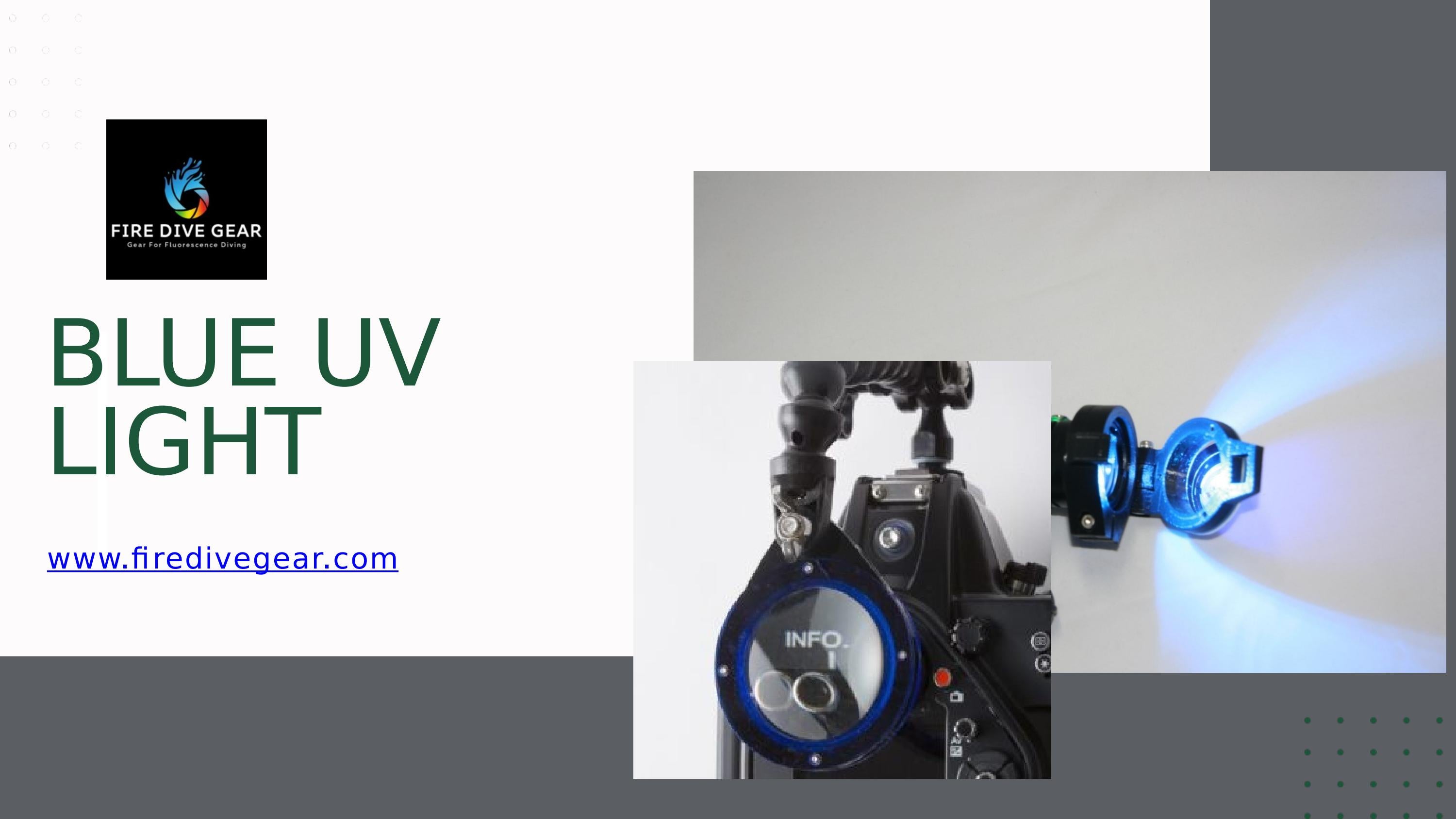 Discover the benefits of using an underwater blue UV light by Fire Dive ...
