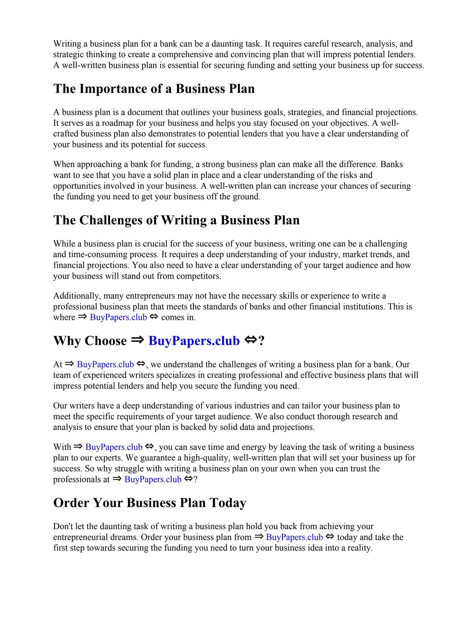How To Make A Business Plan For A Bank by Meredith - Issuu