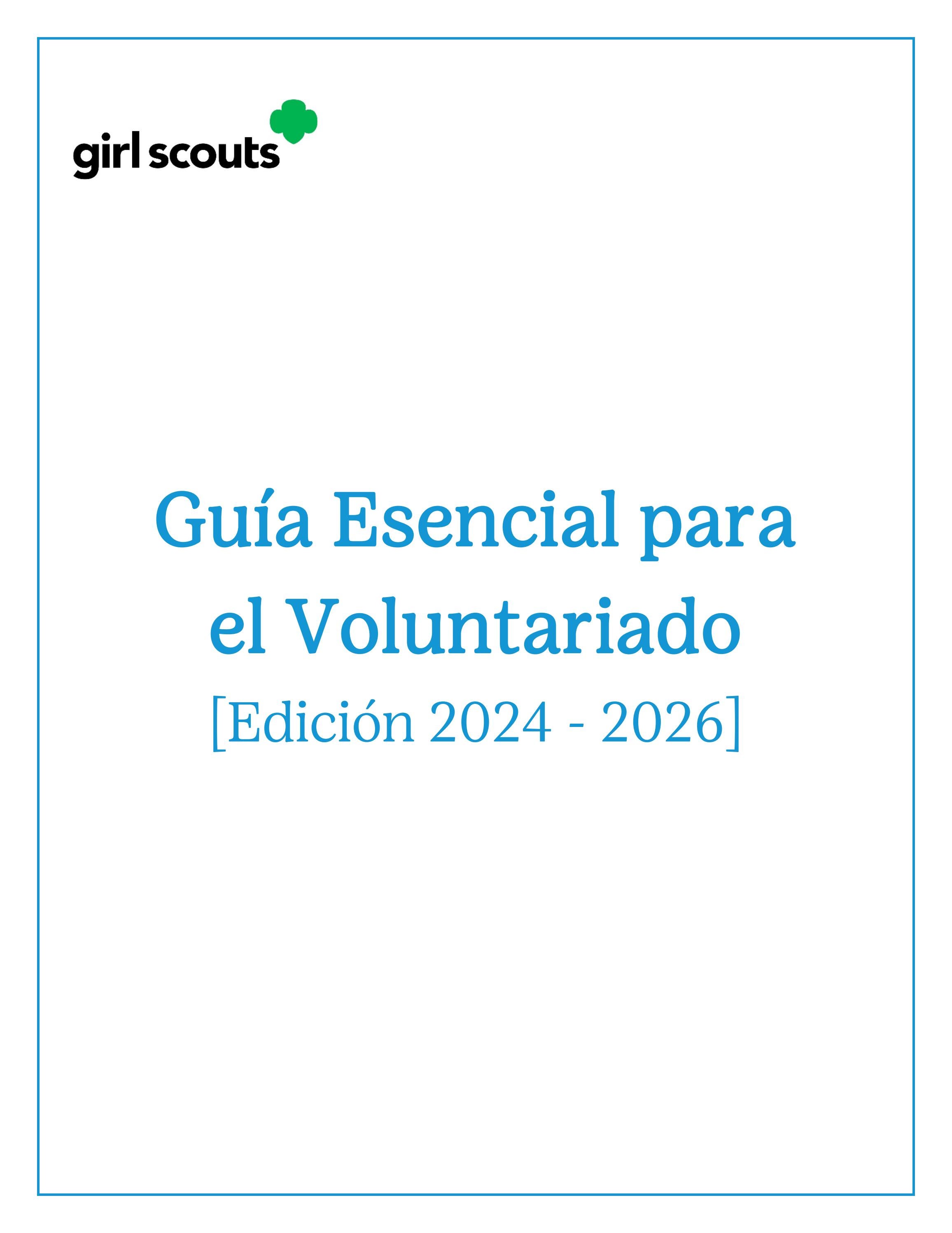 Guía de recursos esenciales para voluntarios | 2024-2026 by Girl Scouts of the Northwestern ...