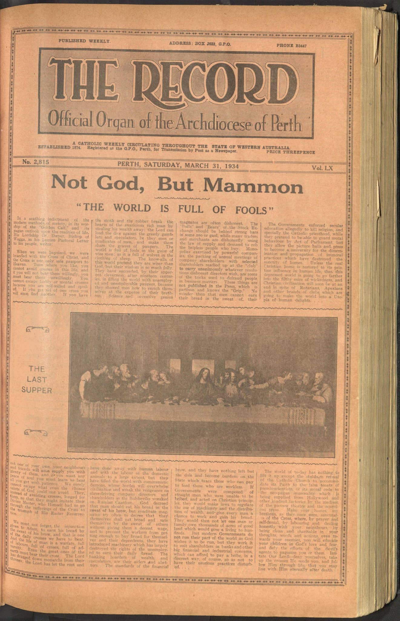 The Record Newspaper 31 March 1934 by The Record - Issuu