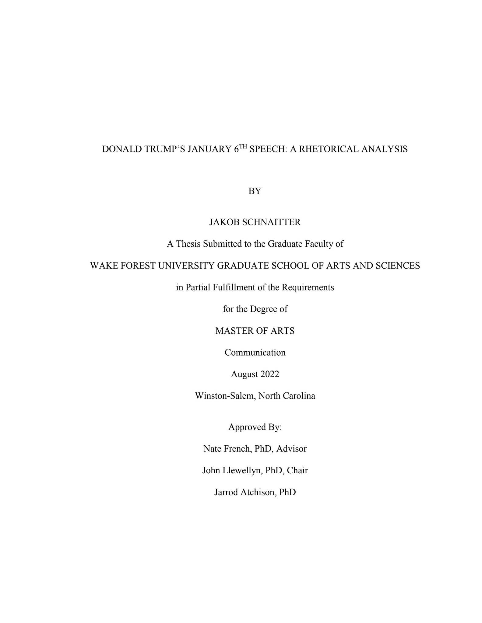 Donald Trump's January 6th Speech: A Rhetorical Analysis by demandside ...