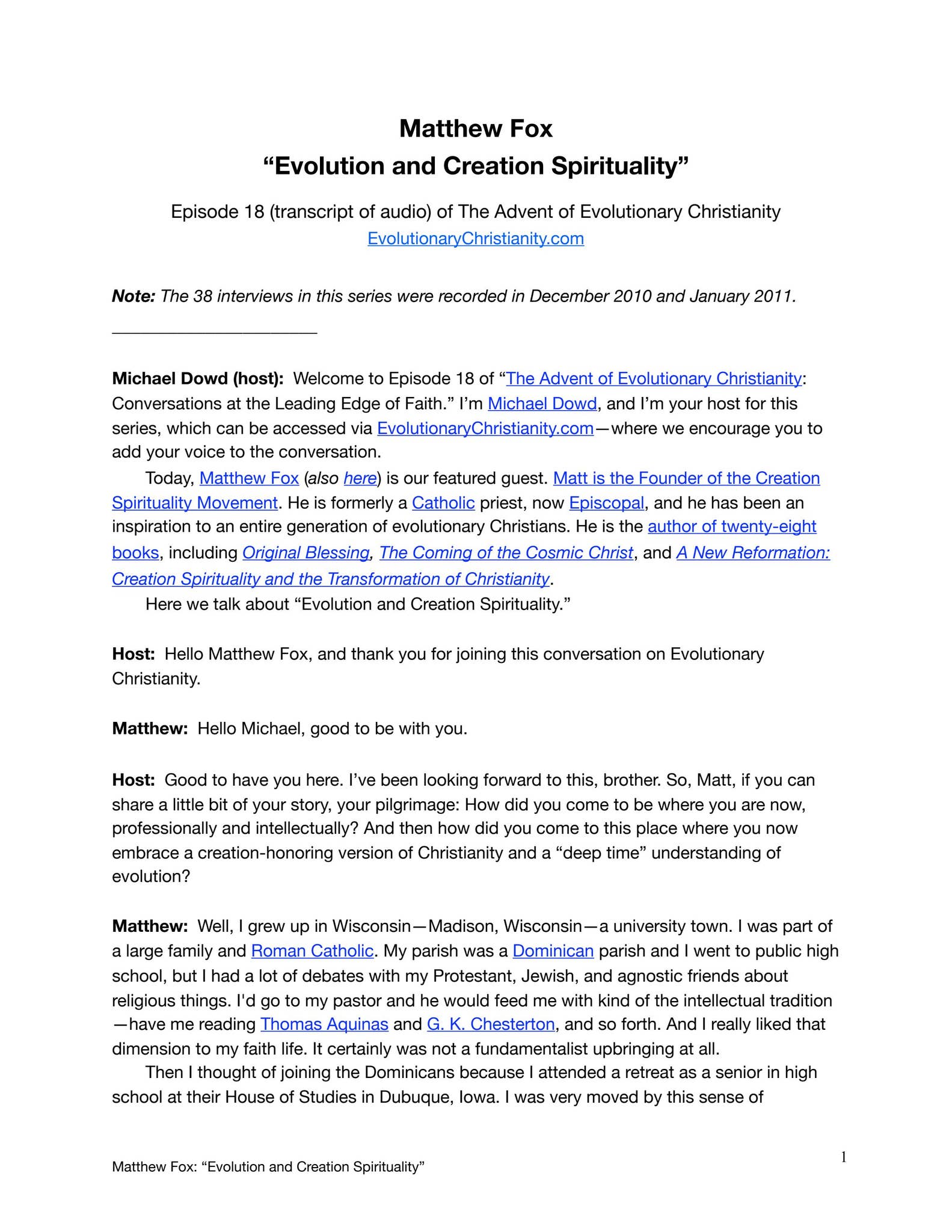 Matthew Fox, Interview by demandside - Issuu