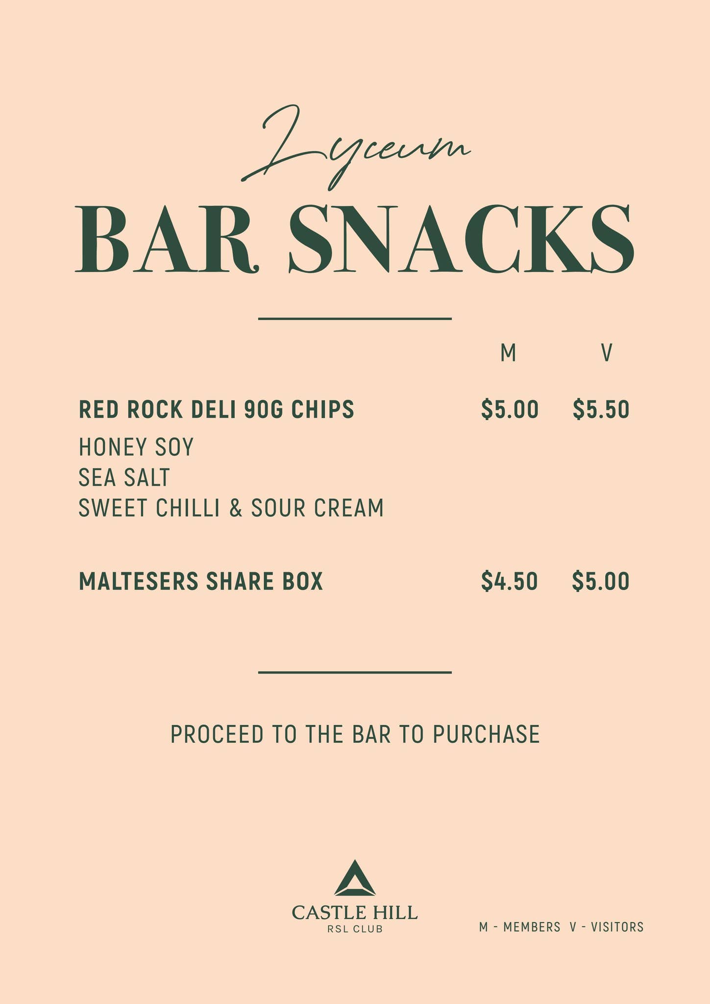 2023 - Lyceum Bar Snacks Menu by chrg.syd - Issuu