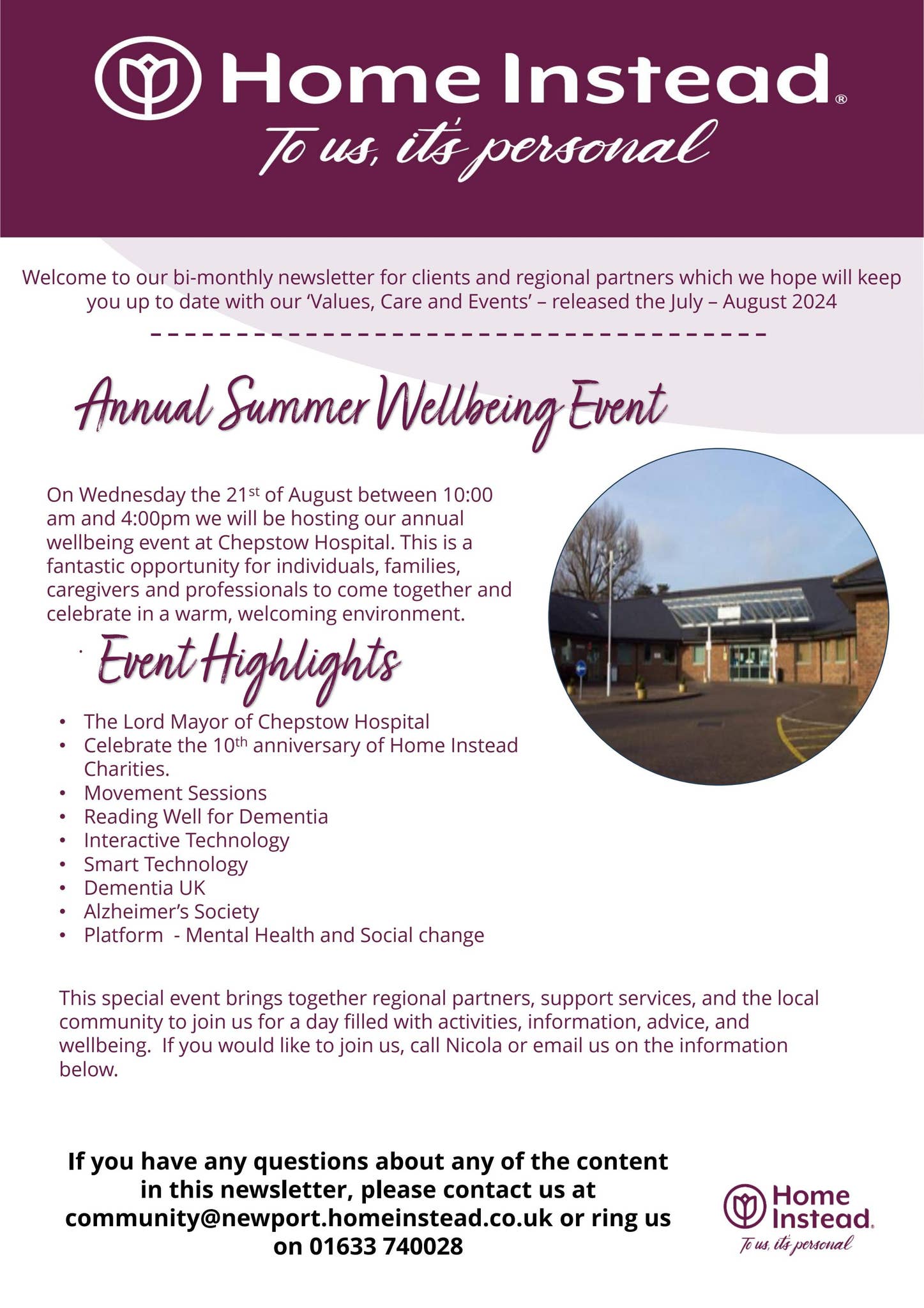 Home Instead Gwent and Monmouthshire Senior Snippet by ...