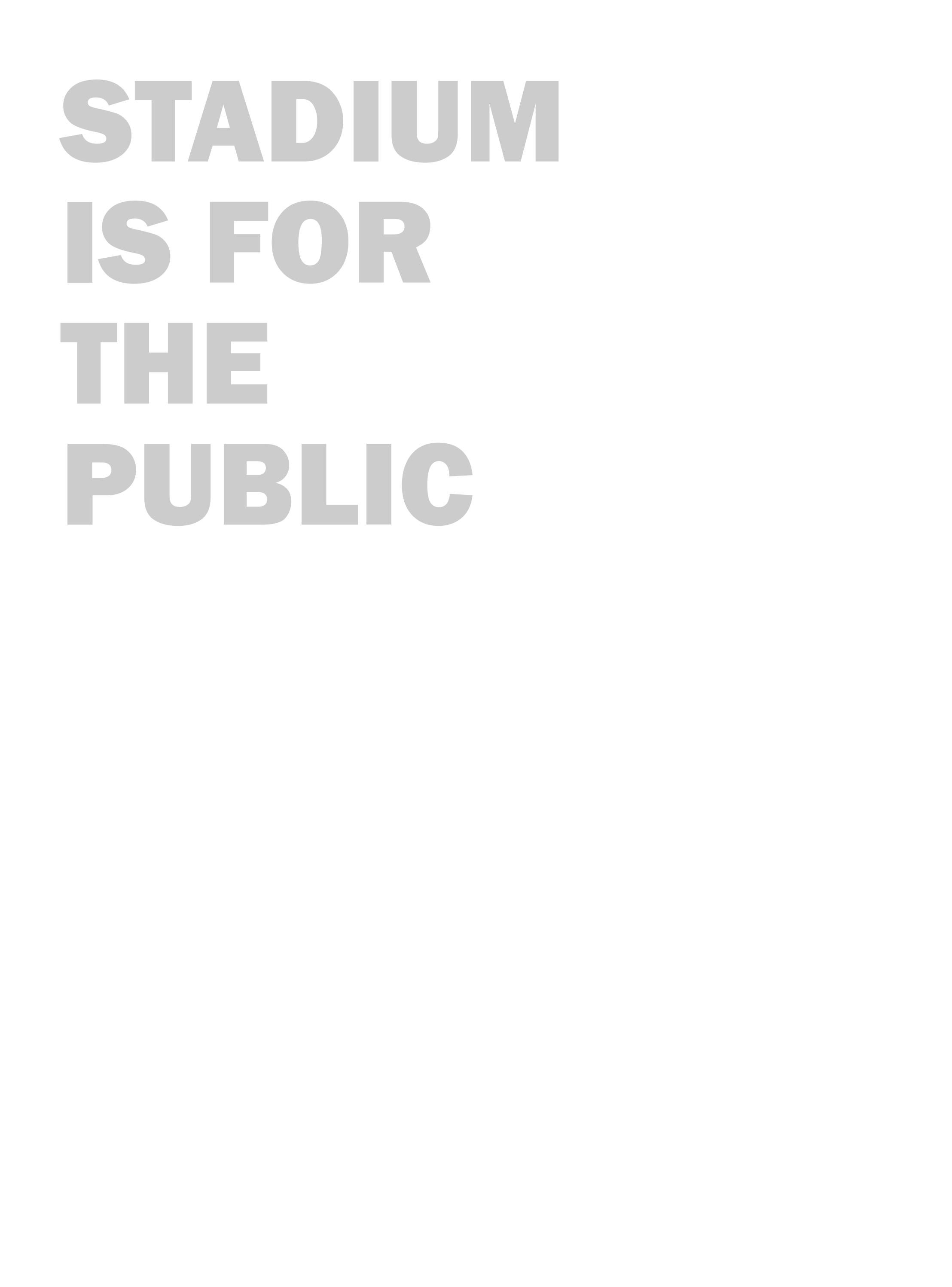 Yuanbo Jia. Stadium is for the Public. by AA Projective Cities - Issuu