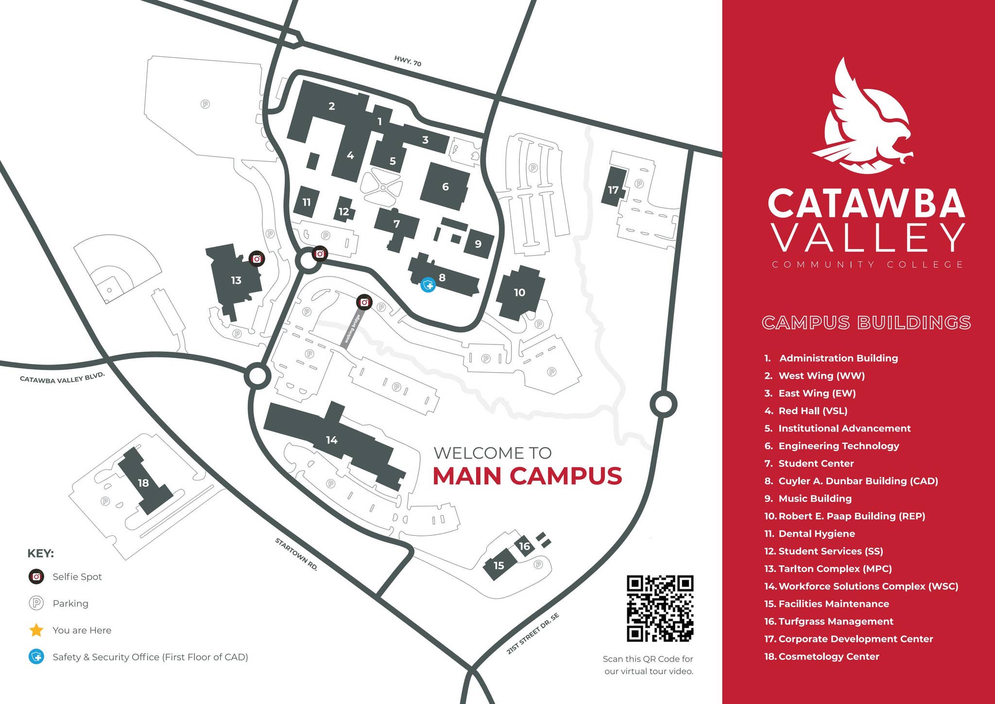 Campus Map by CatawbaValleyCC - Issuu