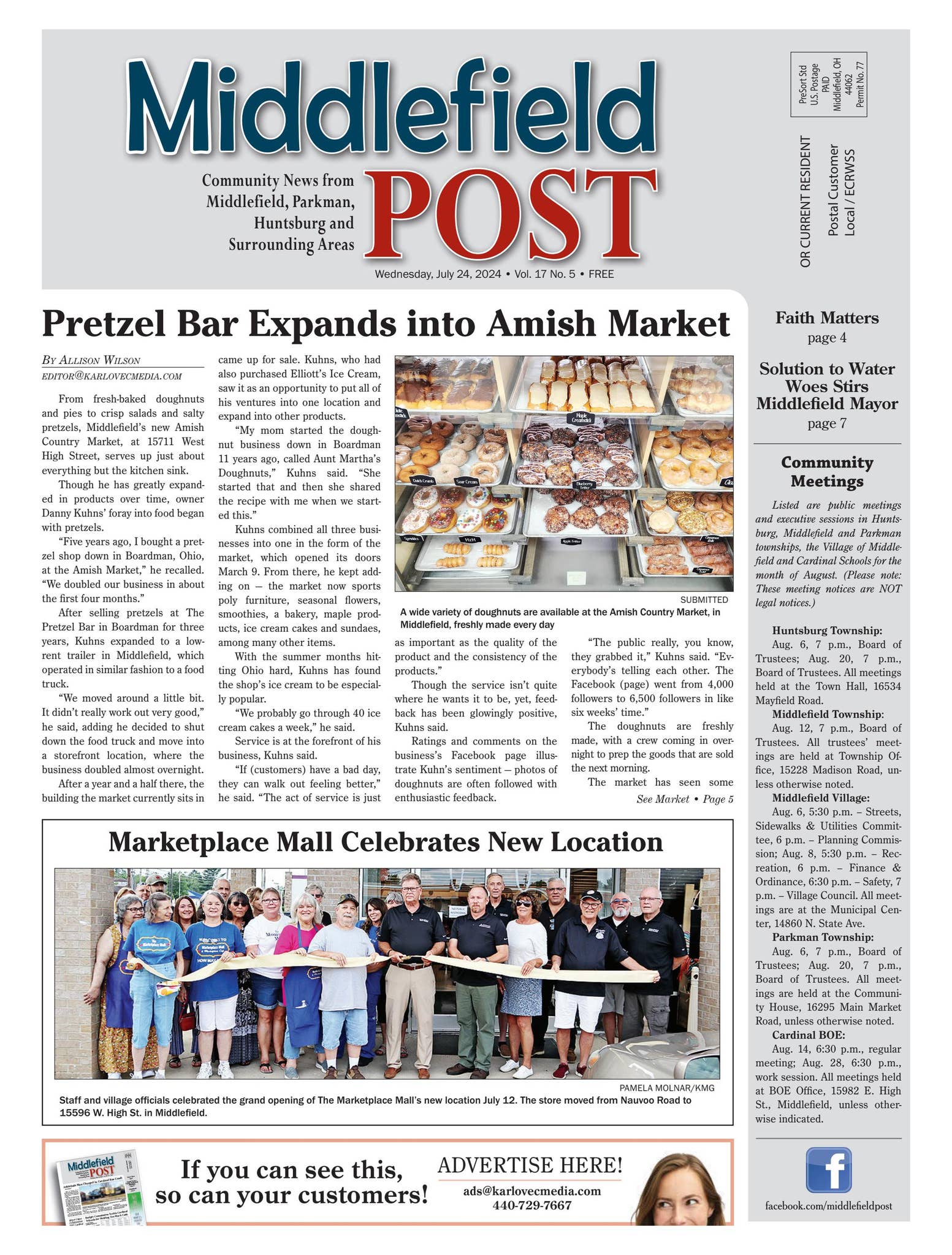 Middlefield Post 7-24-2024 by Geauga County Maple Leaf - Issuu