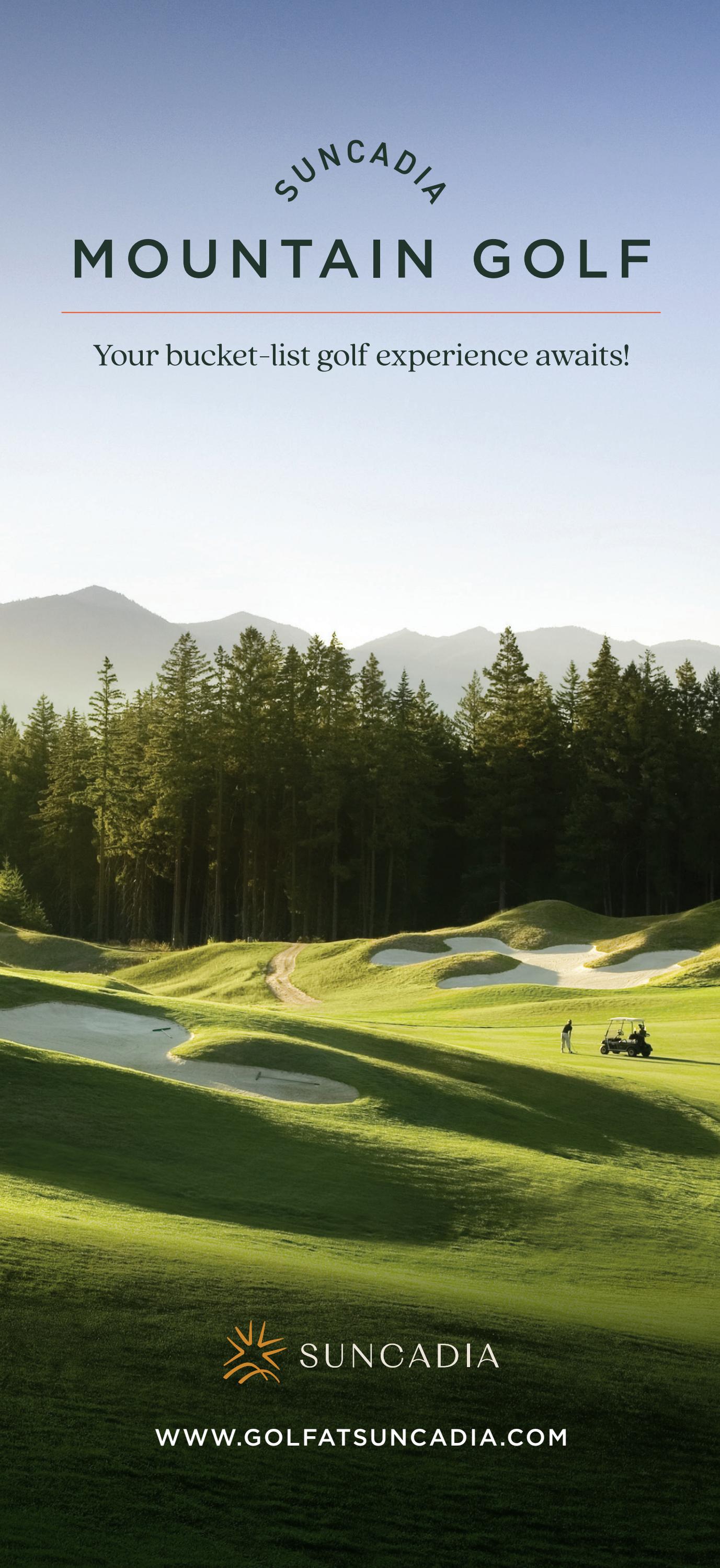 Golf at Suncadia, Brochure by Suncadia Resort - Issuu