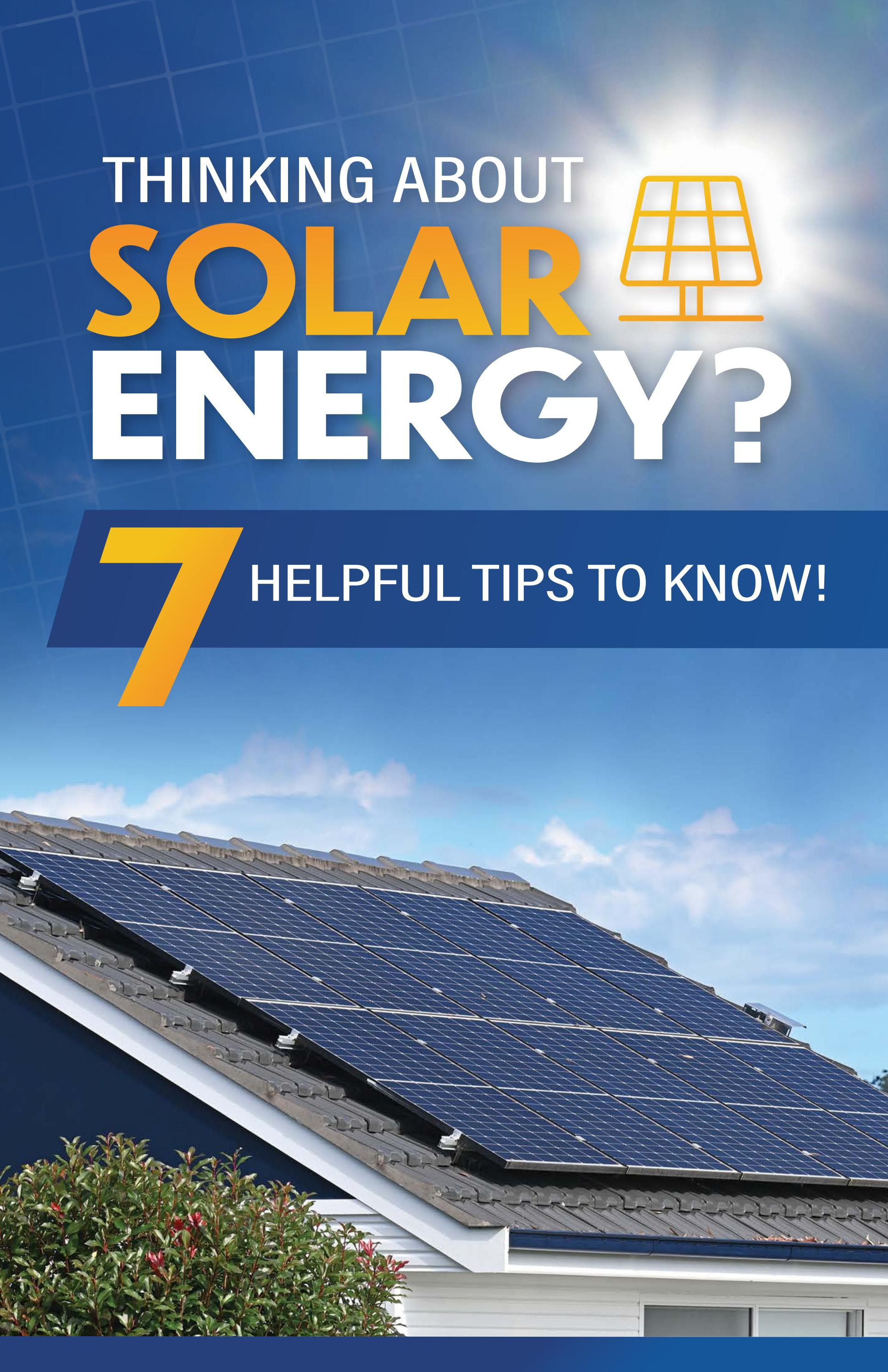 Solar Energy Tips by MissouriRiverEnergyServices - Issuu