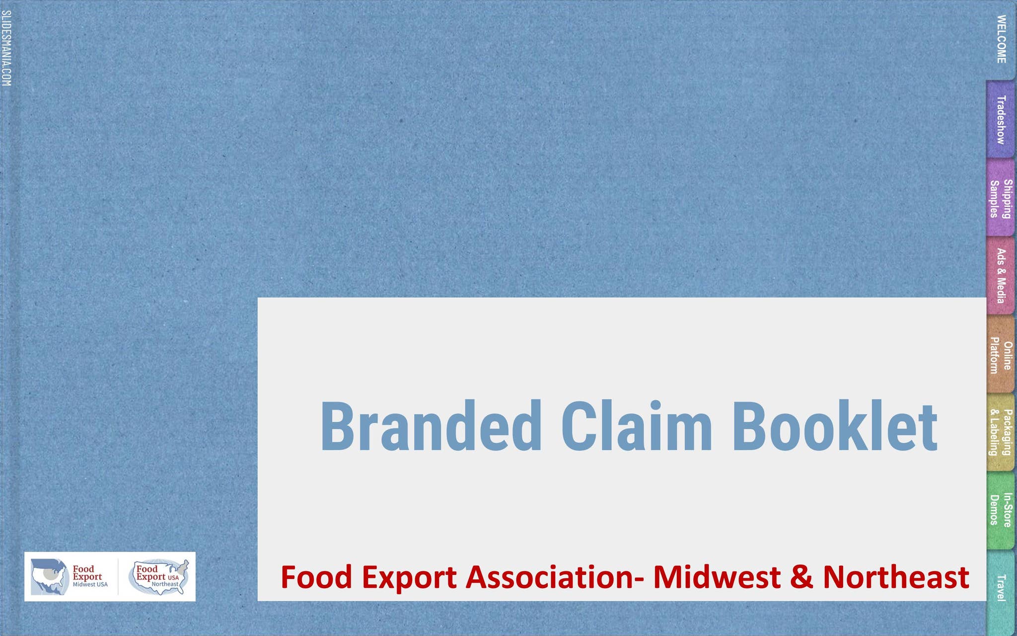 Branded Claim Booklet by Food Export USA - Issuu