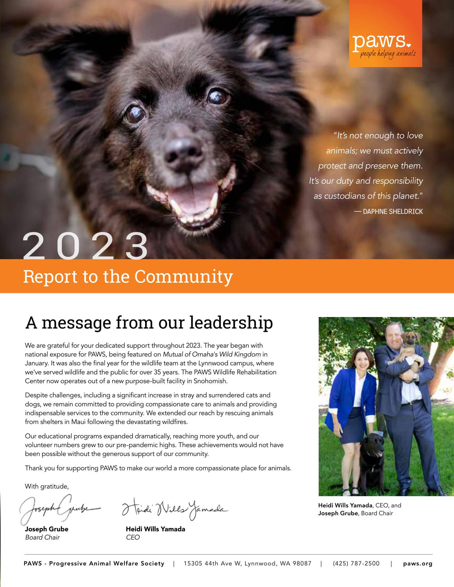 PAWS 2023 Annual Report by PAWS - Issuu
