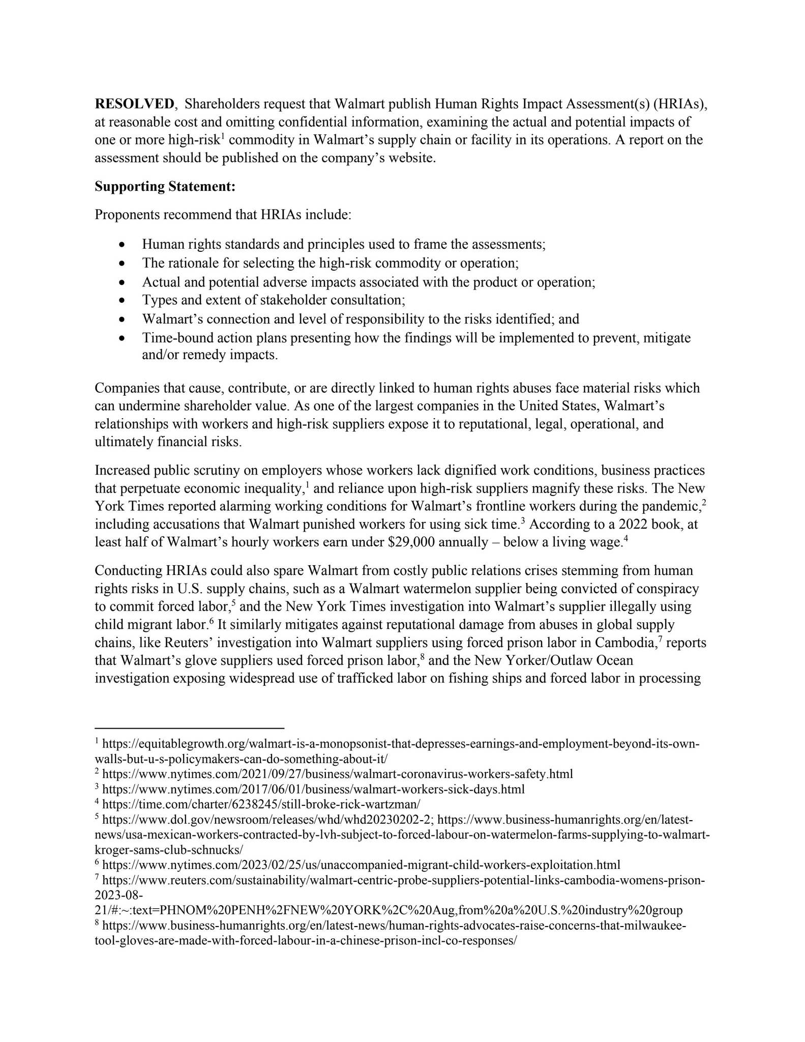 2024 Walmart - Human Rights Impact Assessment by Intercommunity Peace ...