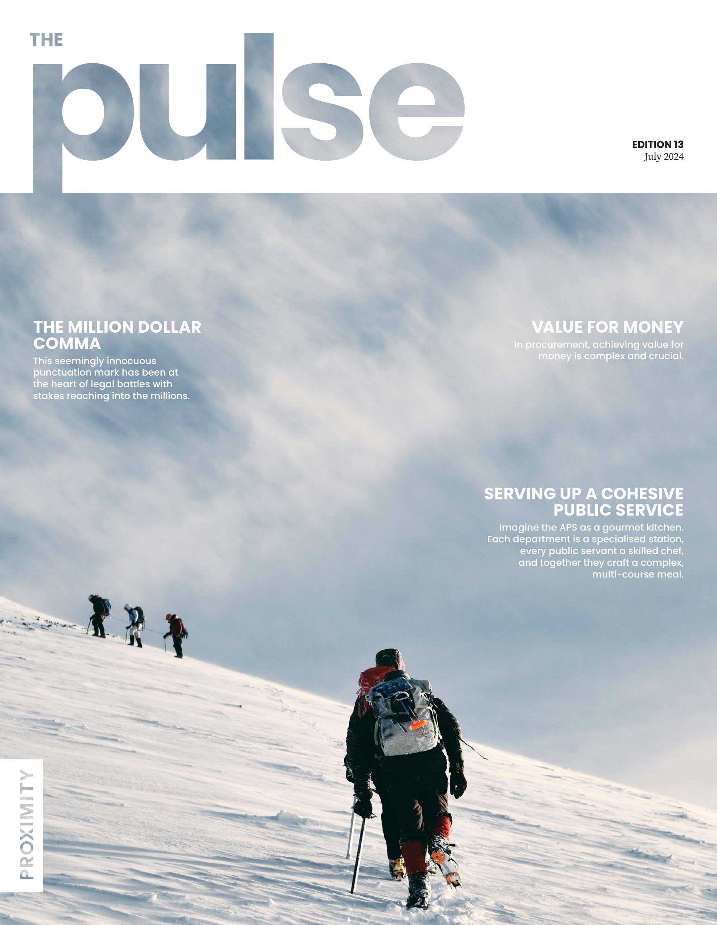 The Pulse Magazine – Edition 13 by Proximity - Issuu