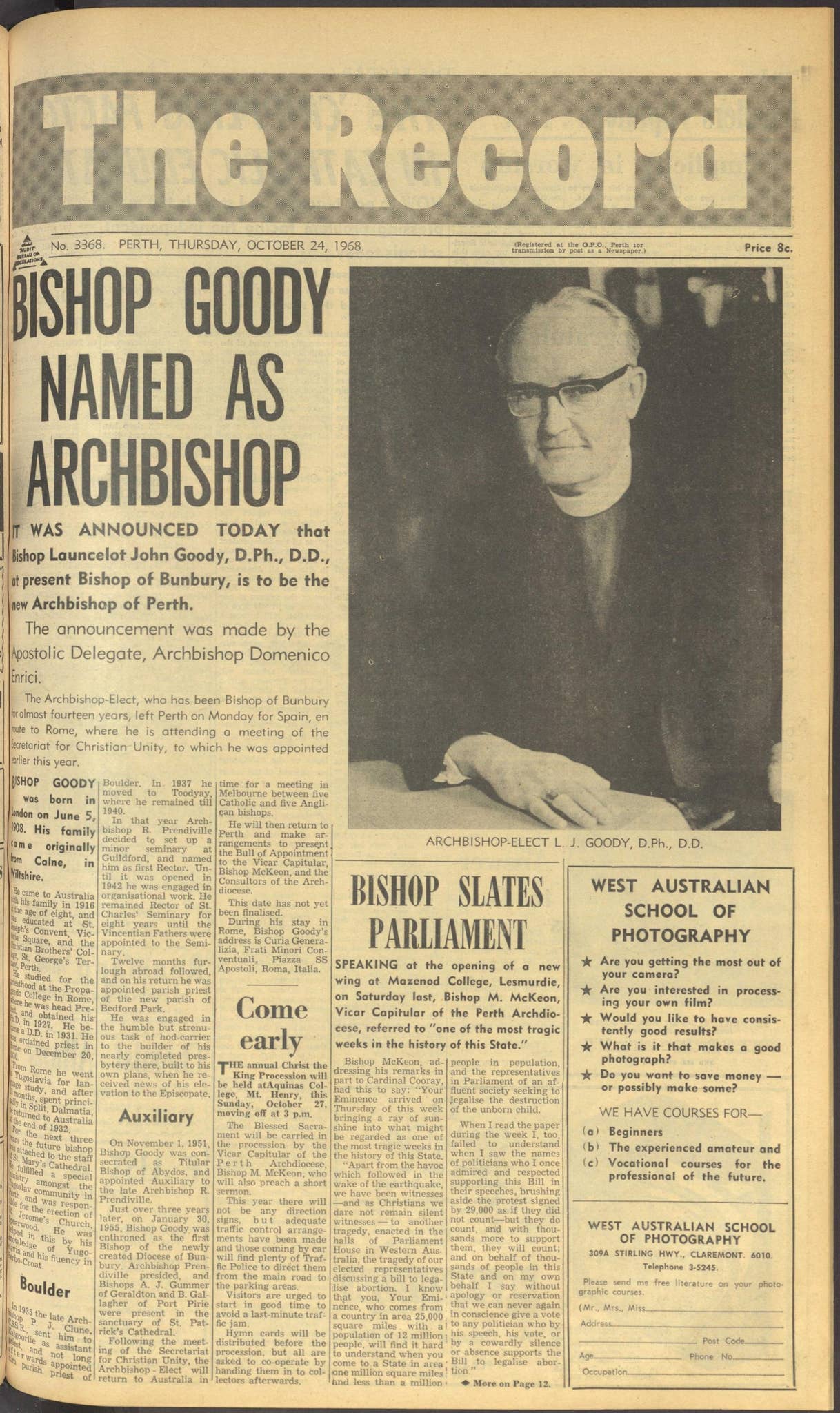 The Record Newspaper 24 October 1968 by The Record - Issuu