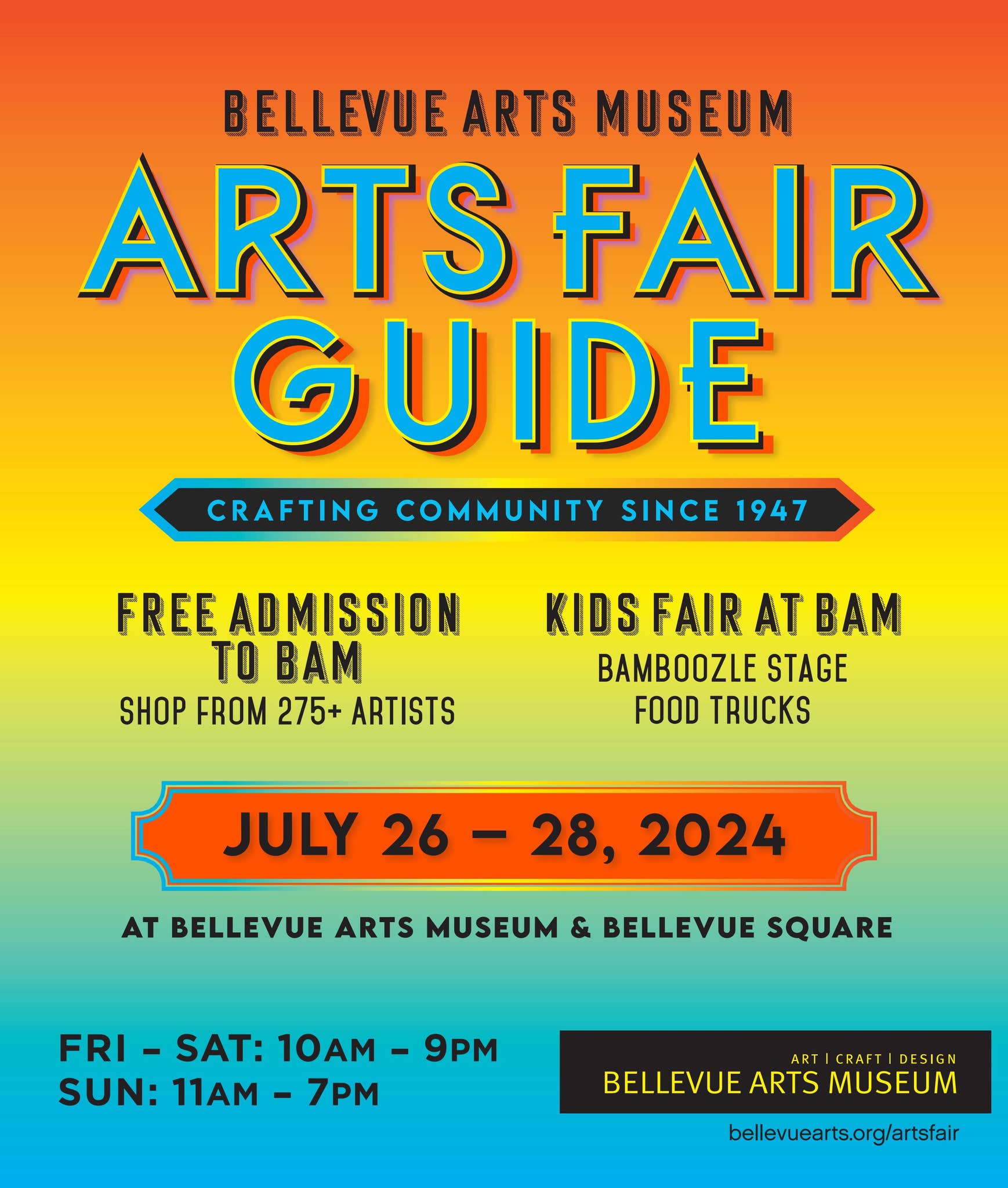 2024 BAM Arts Fair | DIGITAL GUIDE by Bellevue Arts Museum - Issuu