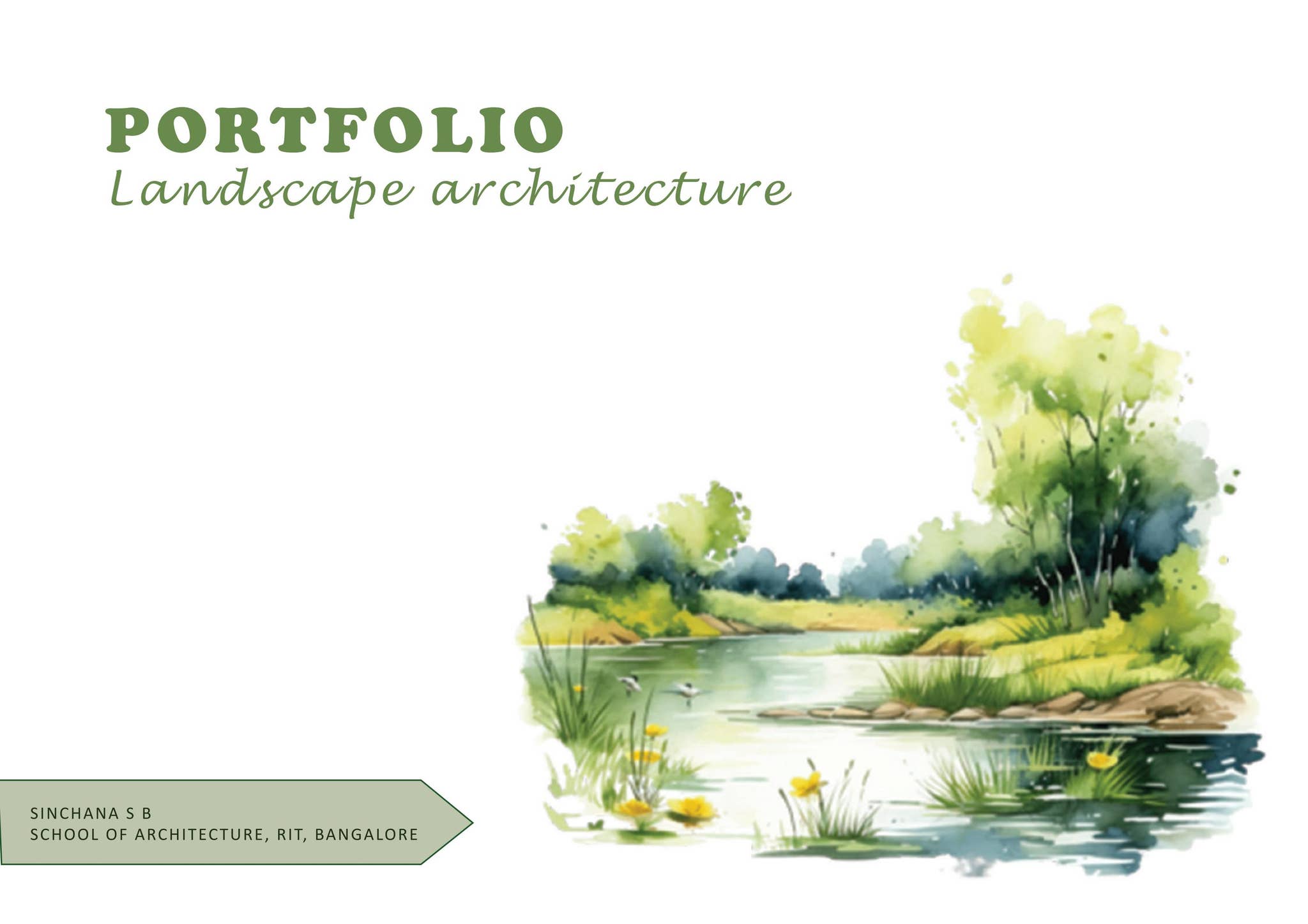 Master's in Landscape architecture portfolio by Sinchana S B - Issuu