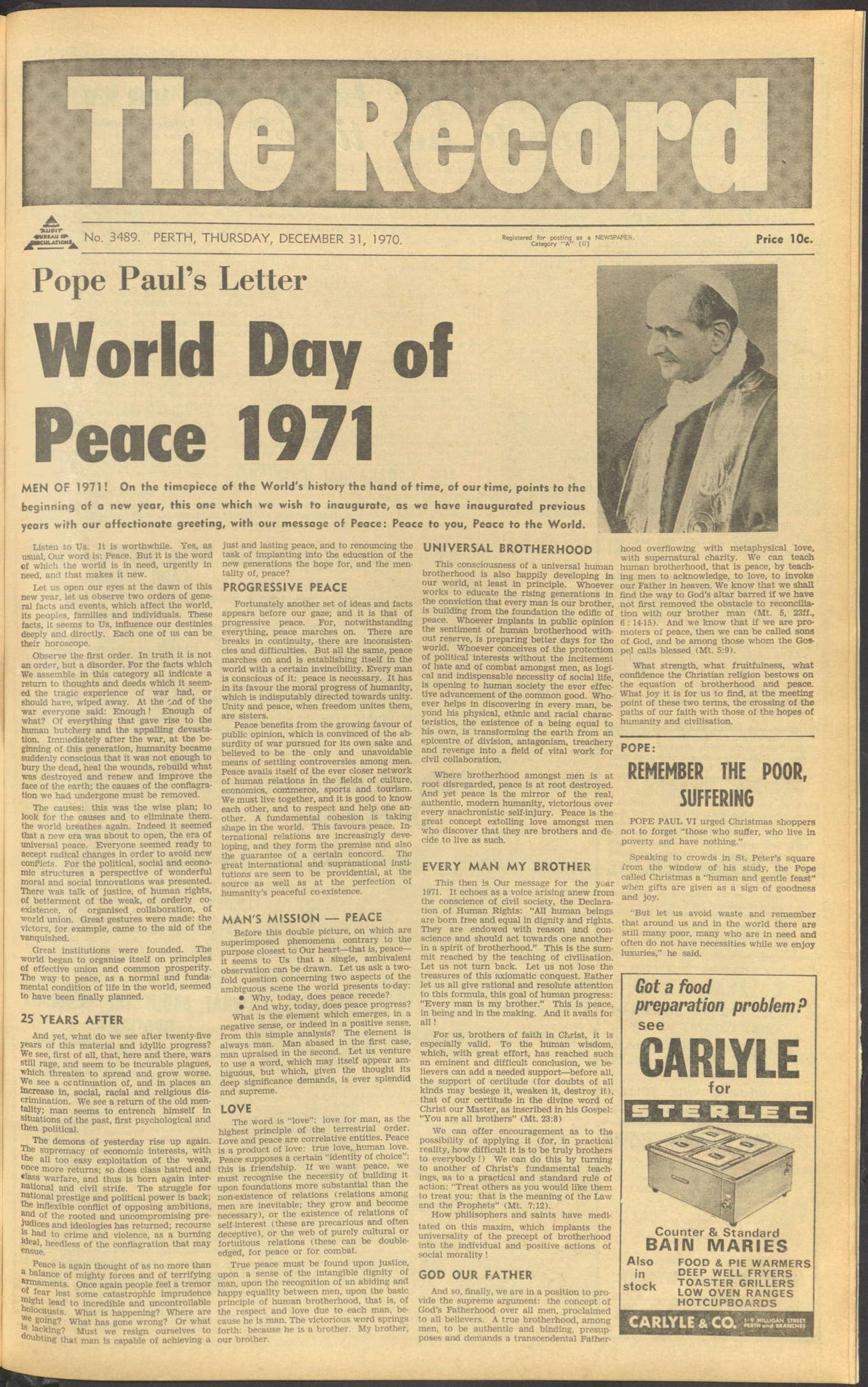 The Record Newspaper 31 December 1970 by The Record - Issuu
