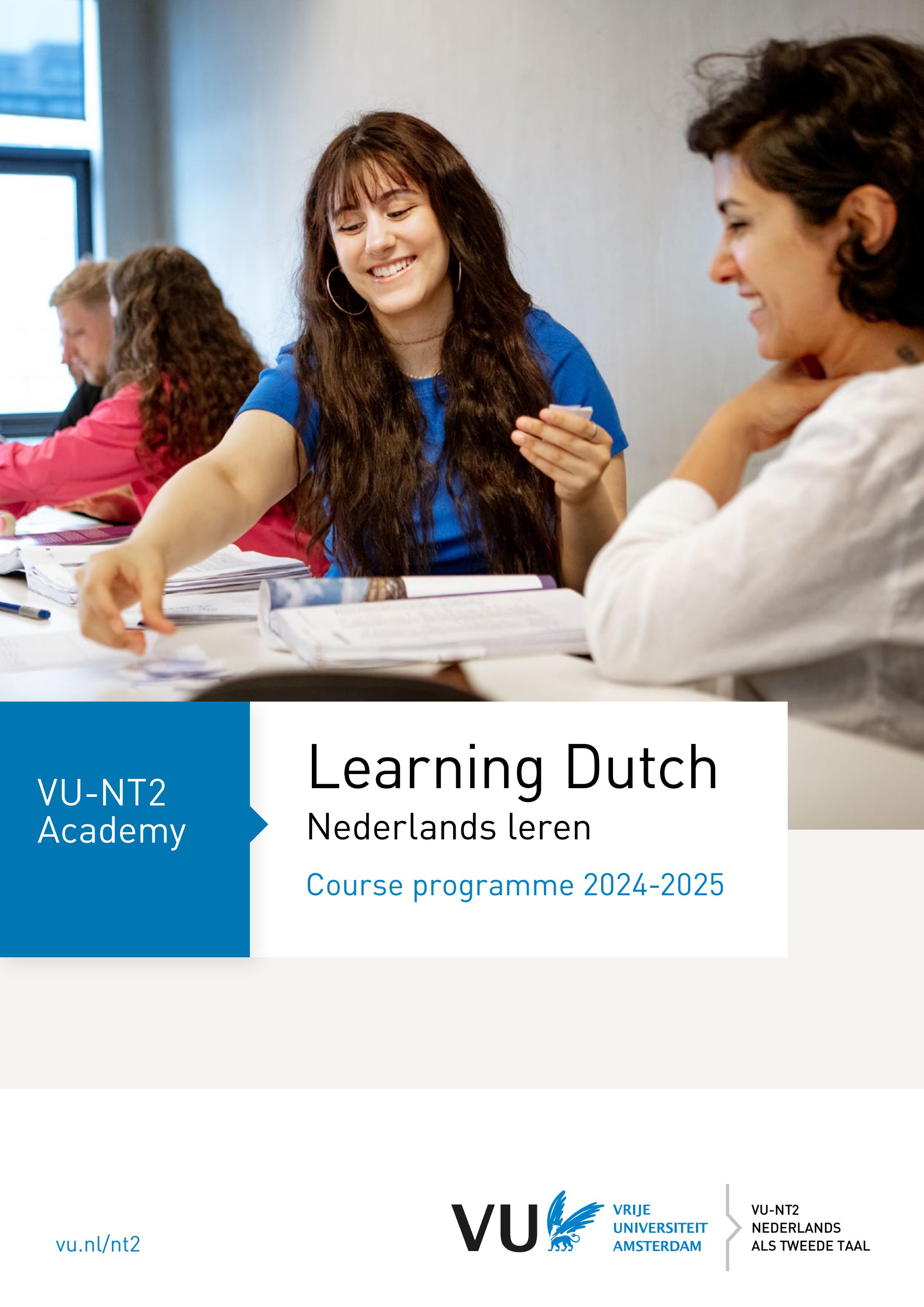 NT2 Academy Learning Dutch 2024-2025 by Vrije Universiteit Amsterdam ...