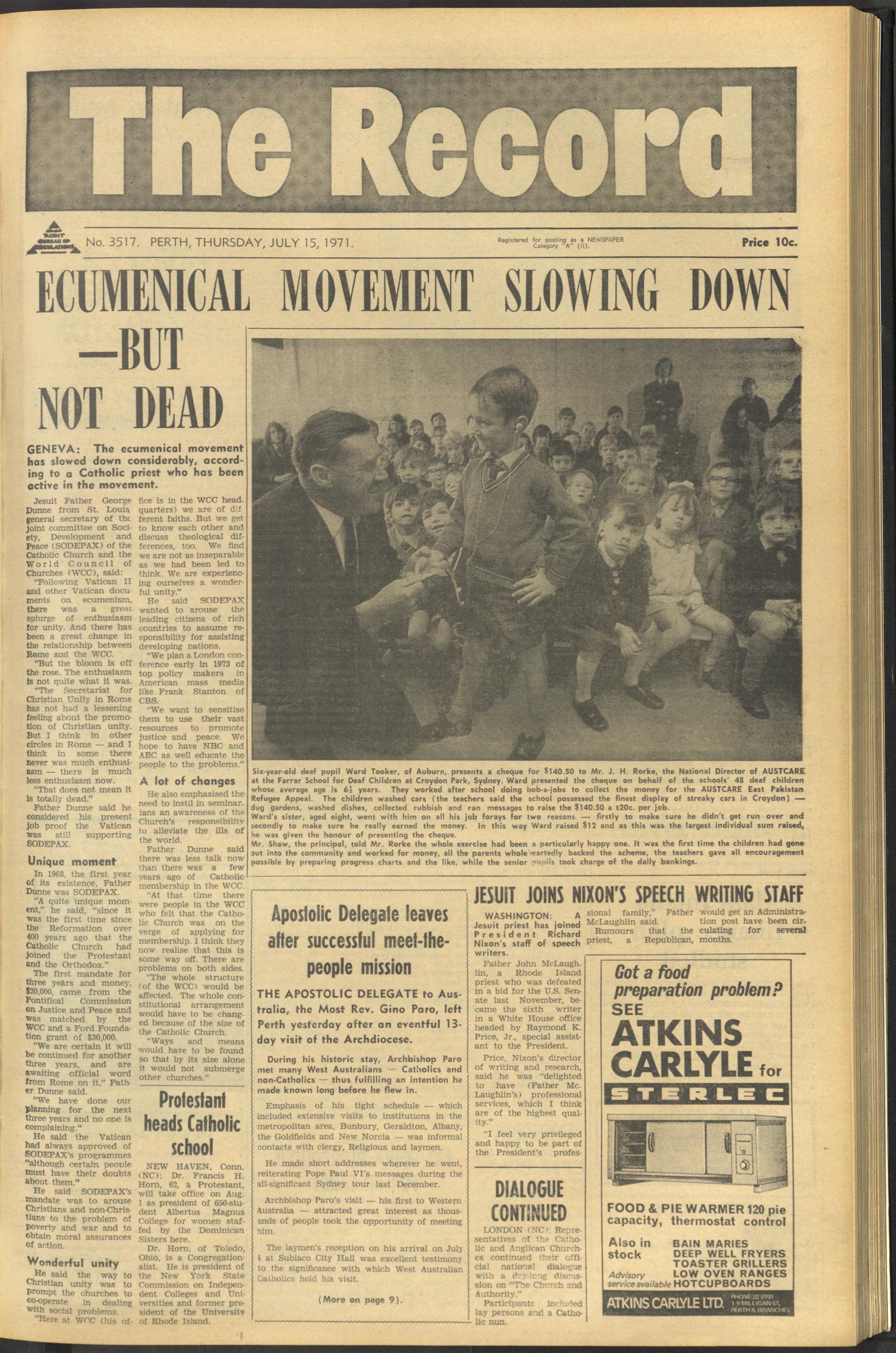 The Record Newspaper 15 July 1971 by The Record - Issuu
