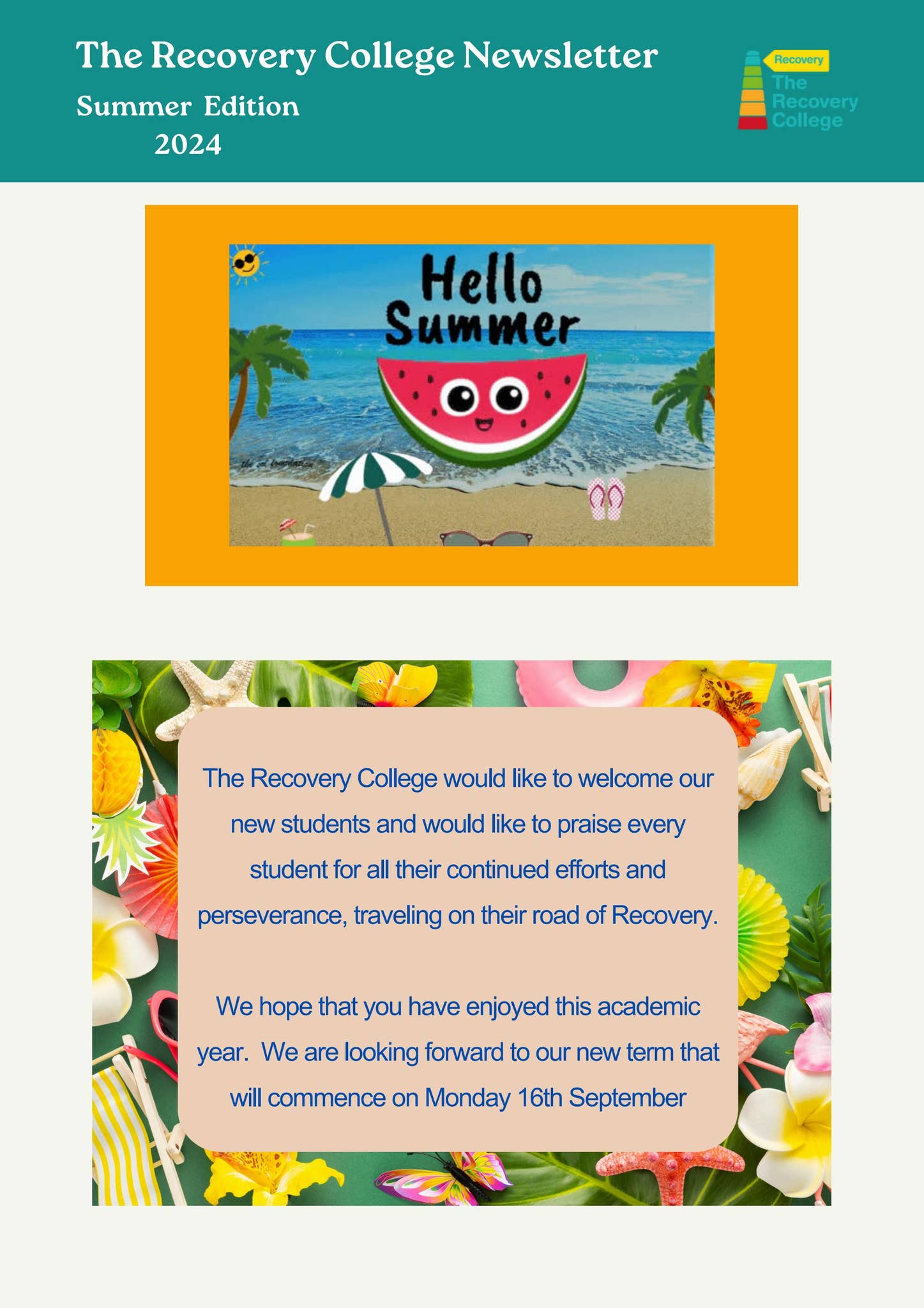 Recovery College Newsletter - Summer 2024 Edition by Southern Health ...