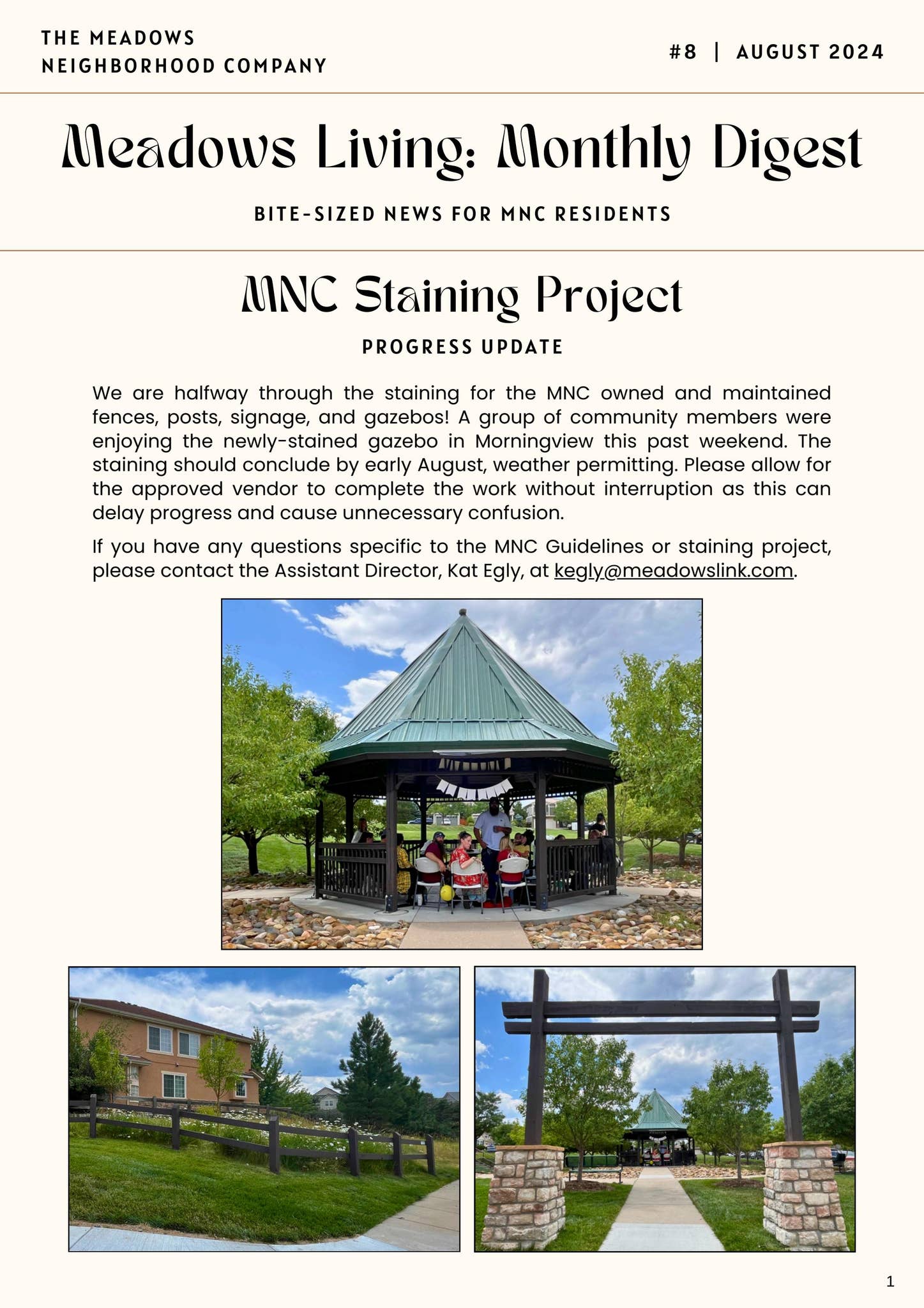 Monthly Digest: August '24 by The Meadows Neighborhood Company - Issuu