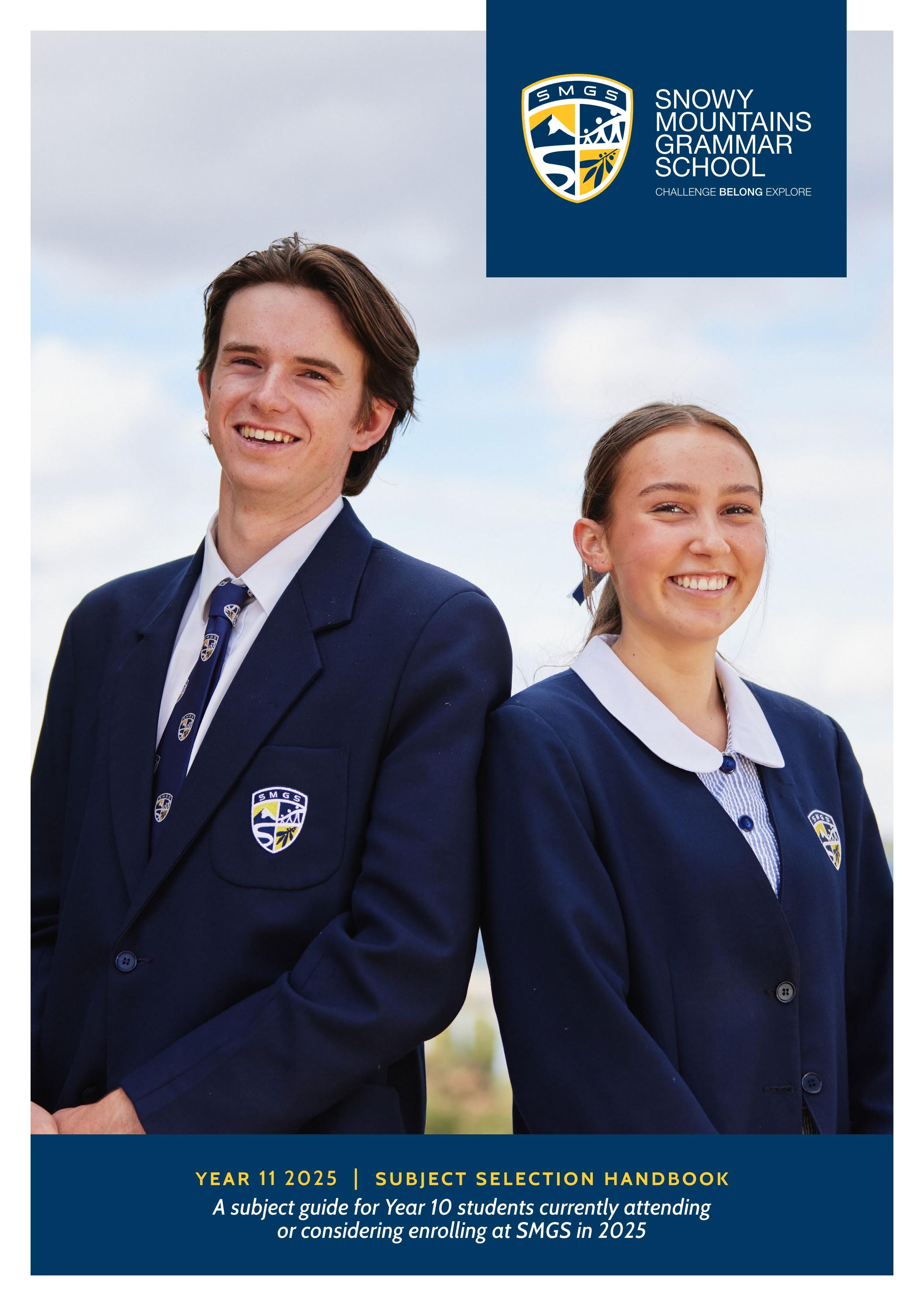 Year 11 2024 Subject Selection Handbook by Snowy Mountains Grammar School - Issuu