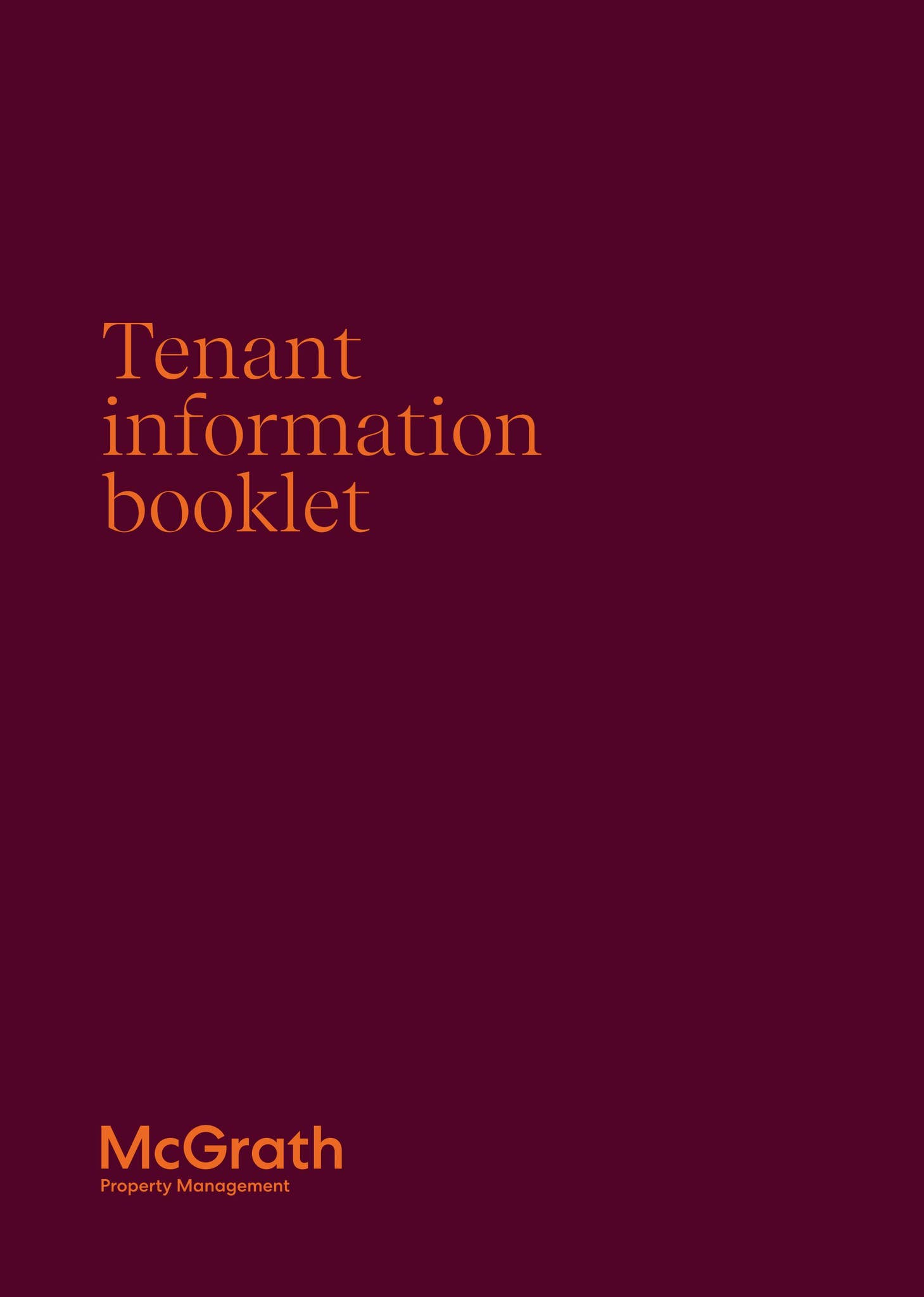 Tenant information booklet NSW by McGrath Estate Agents - Issuu