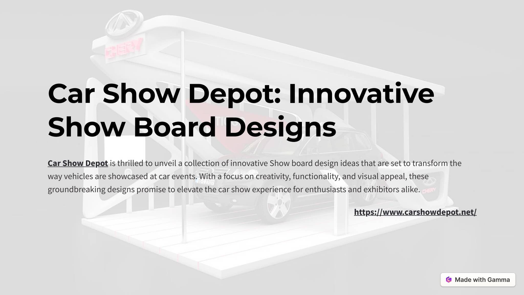 Car Show Poster Board - Car Show Depot by Car Show Depot - Issuu