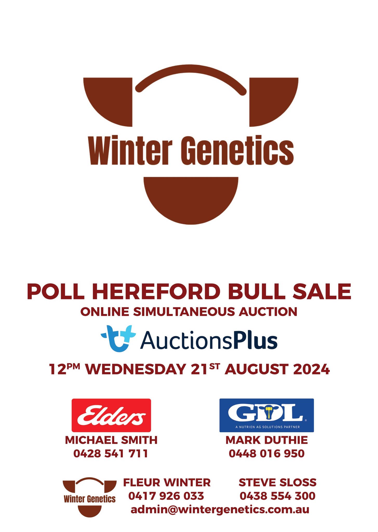 2024 Winter Genetics Poll Hereford Bull Sale Flyer by Practical ...