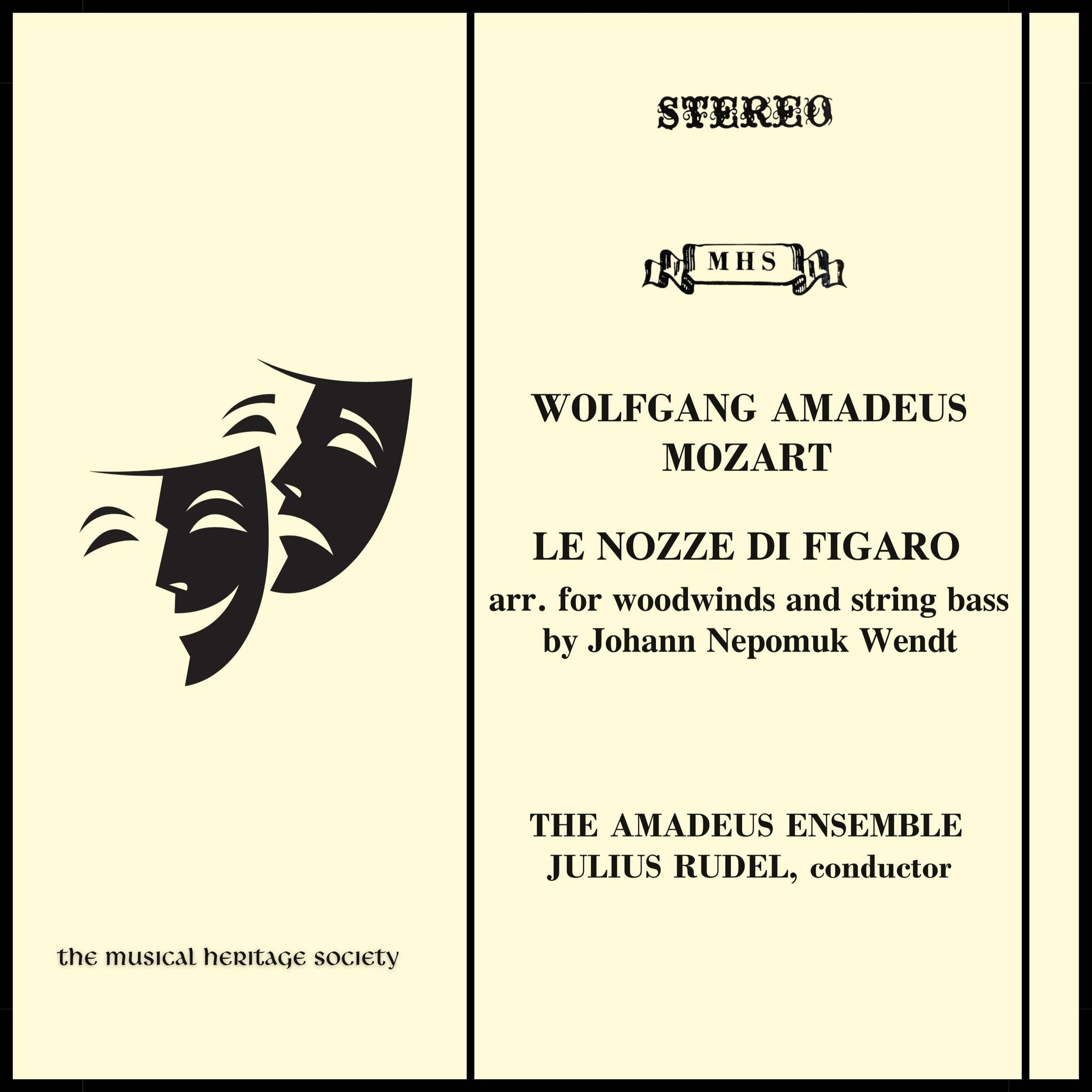 MOZART: The Marriage of Figaro, arr. for woodwinds and bass (LINER ...