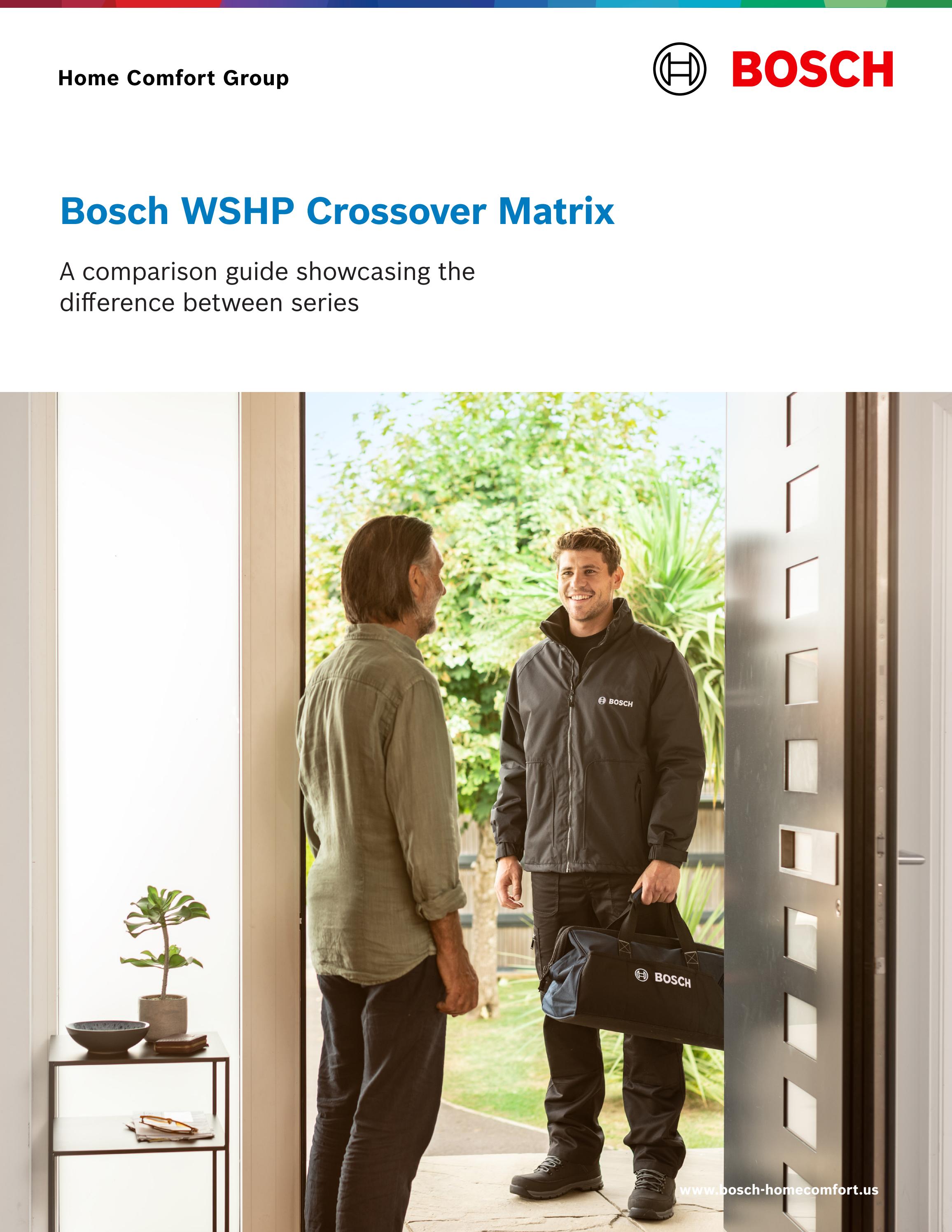 Bosch WSHP Crossover Matrix by Bosch Home Comfort - Issuu