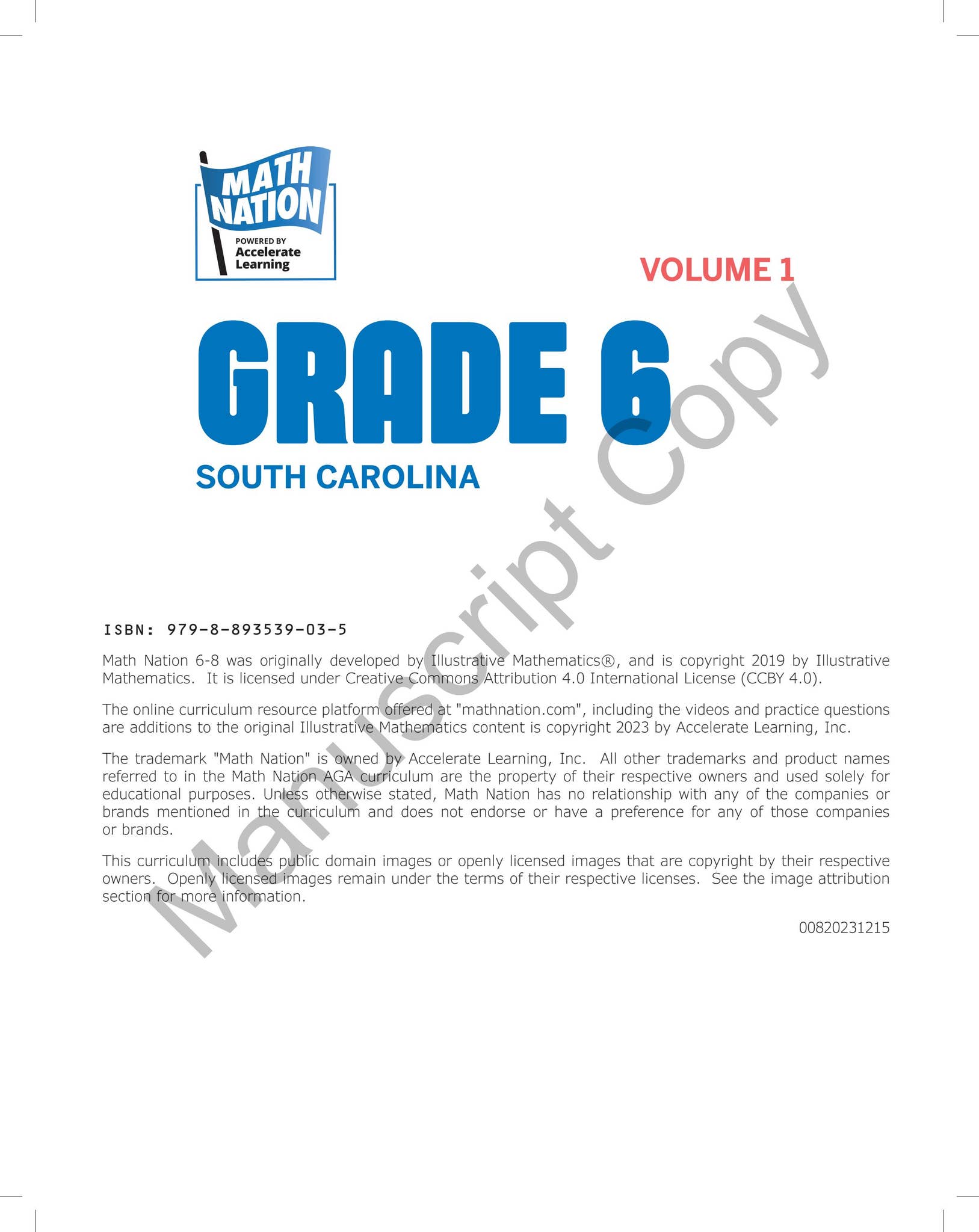 SC 6th Grade (Volume 1) by acceleratelearning - Issuu