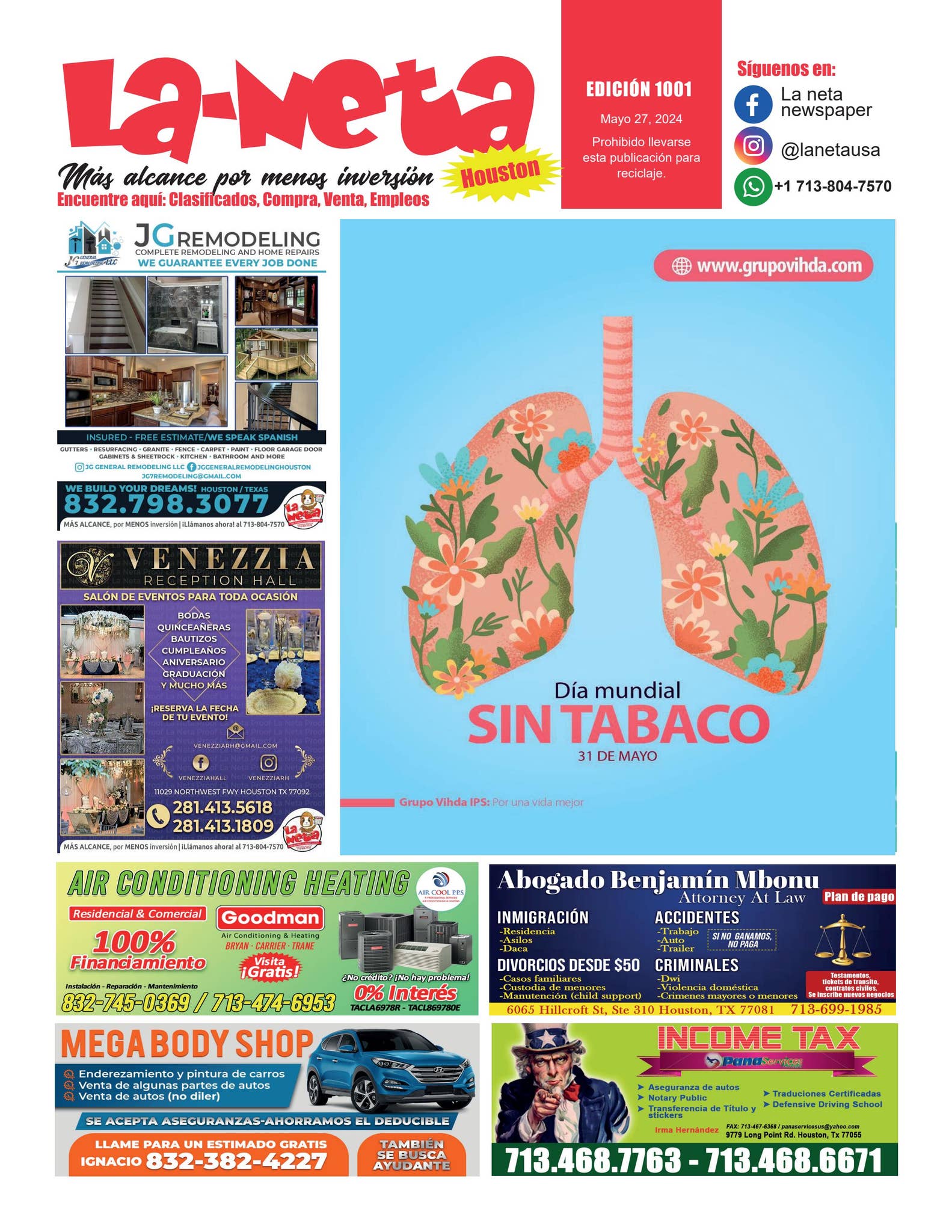 HOUSTON 1001 by Periodico Hispano La Neta - Issuu