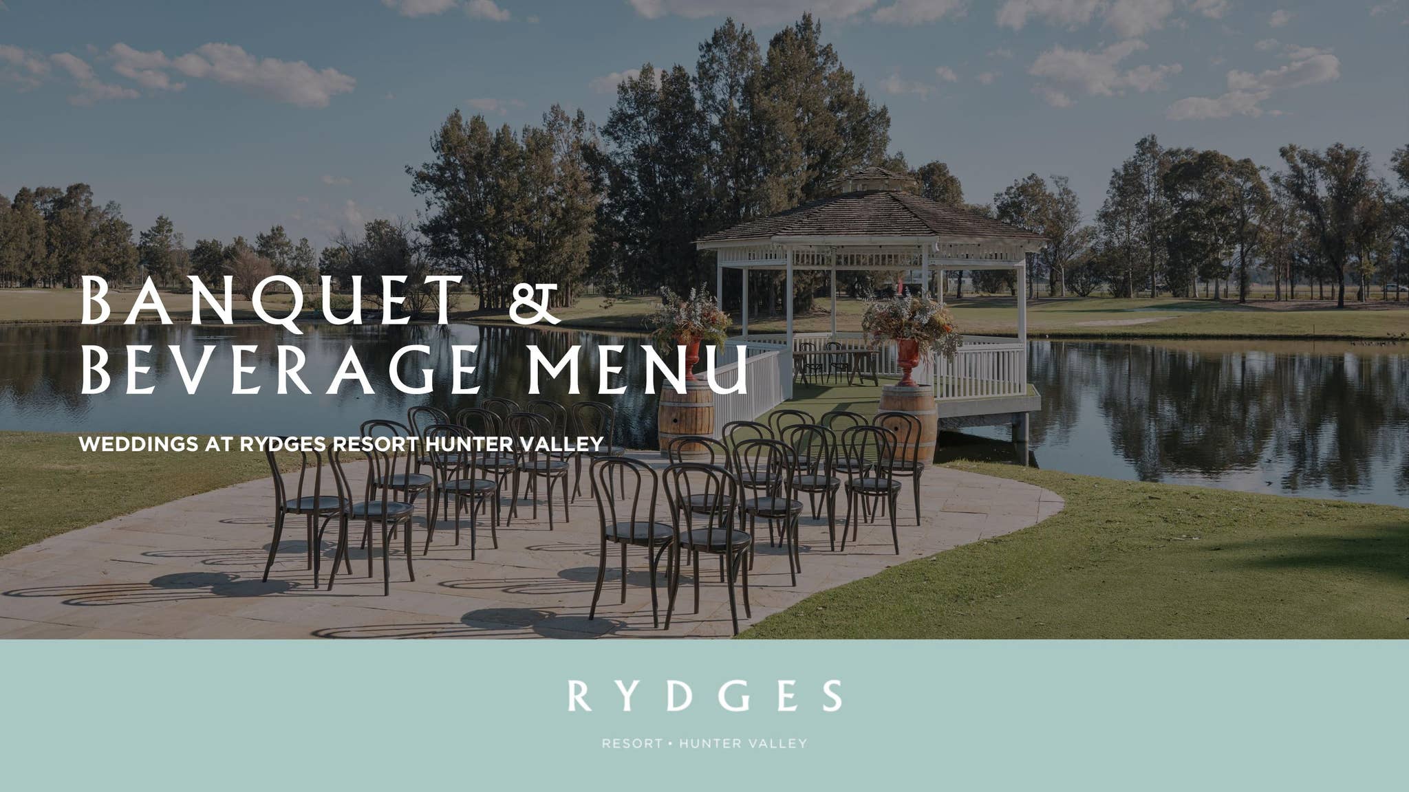 Wedding Banquet & Beverage Menu Kit - Rydges Resort Hunter Valley by ...