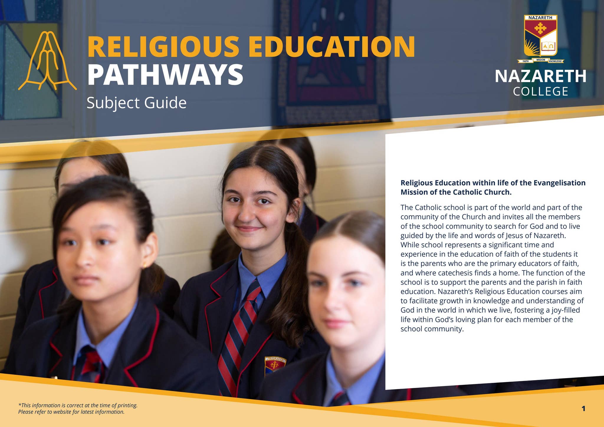 RE VCE Pathways Subject Guide by nazarethcollege - Issuu