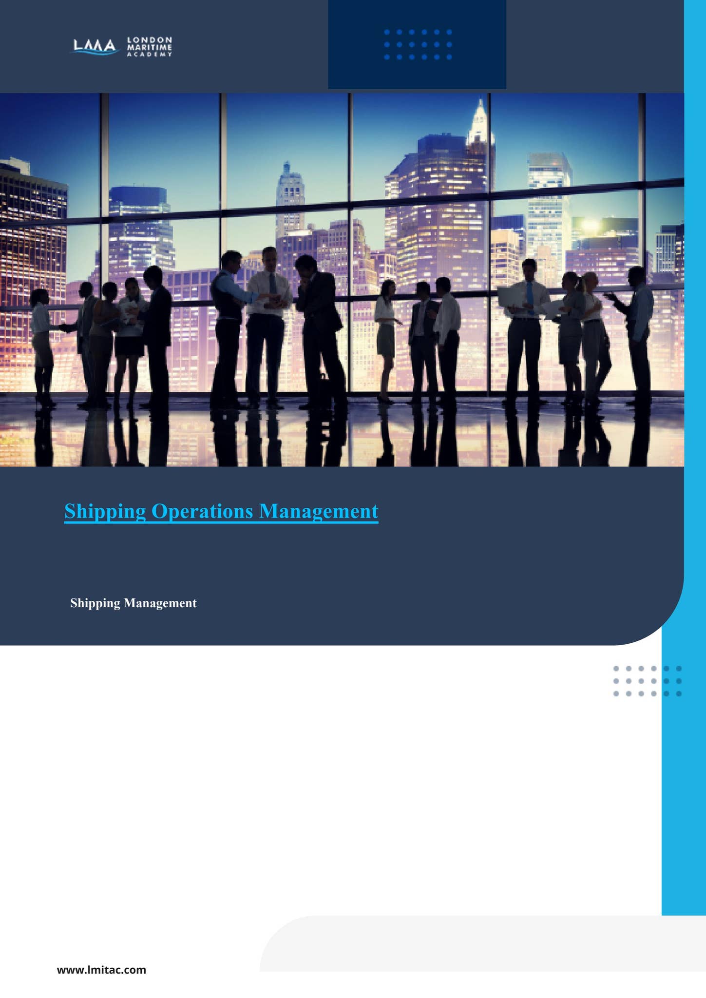 Shipping Operations Management Training Course by London Maritime ...