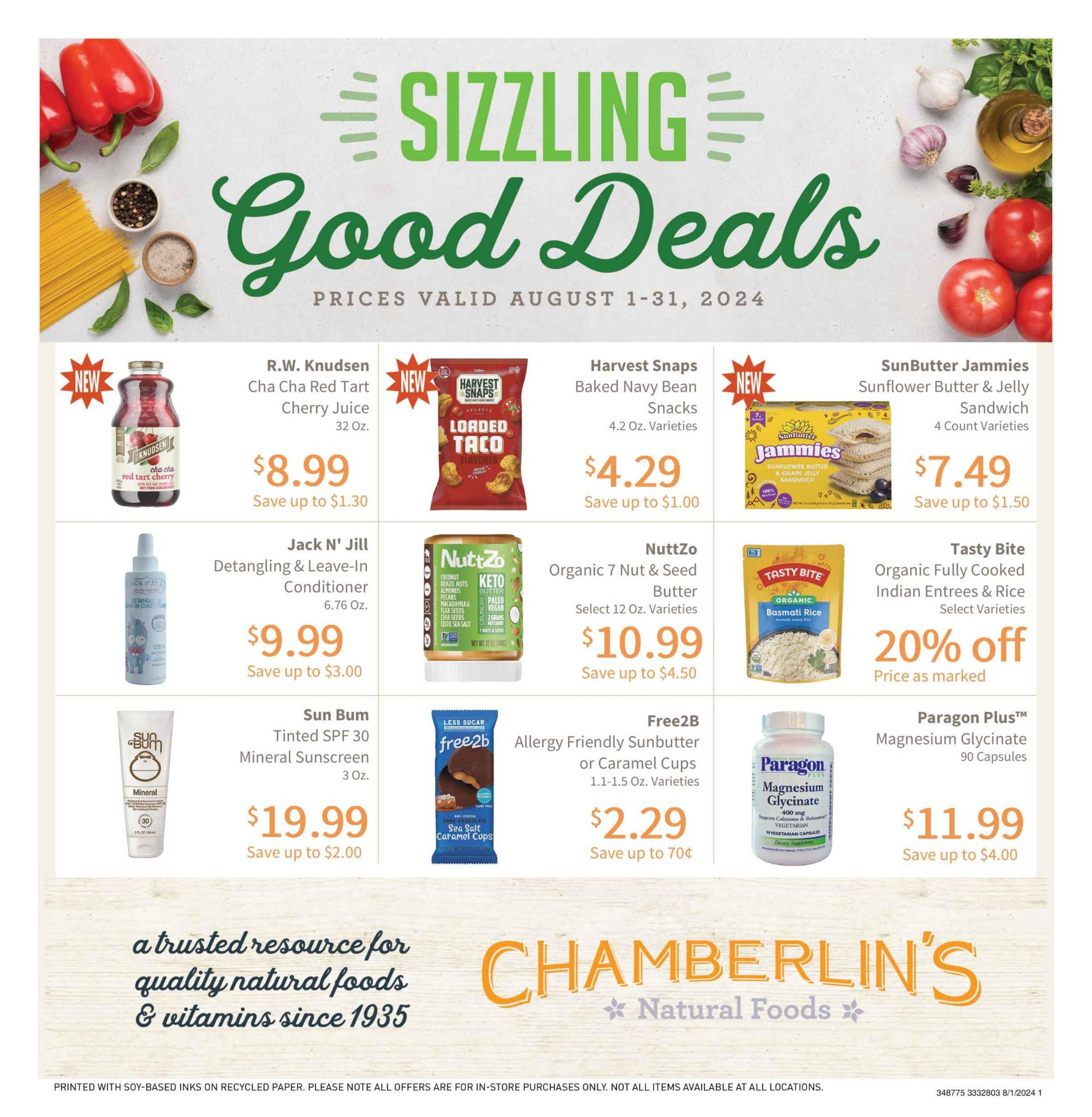Ad Insert August 2024 Chamberlin's by HFAI - Issuu