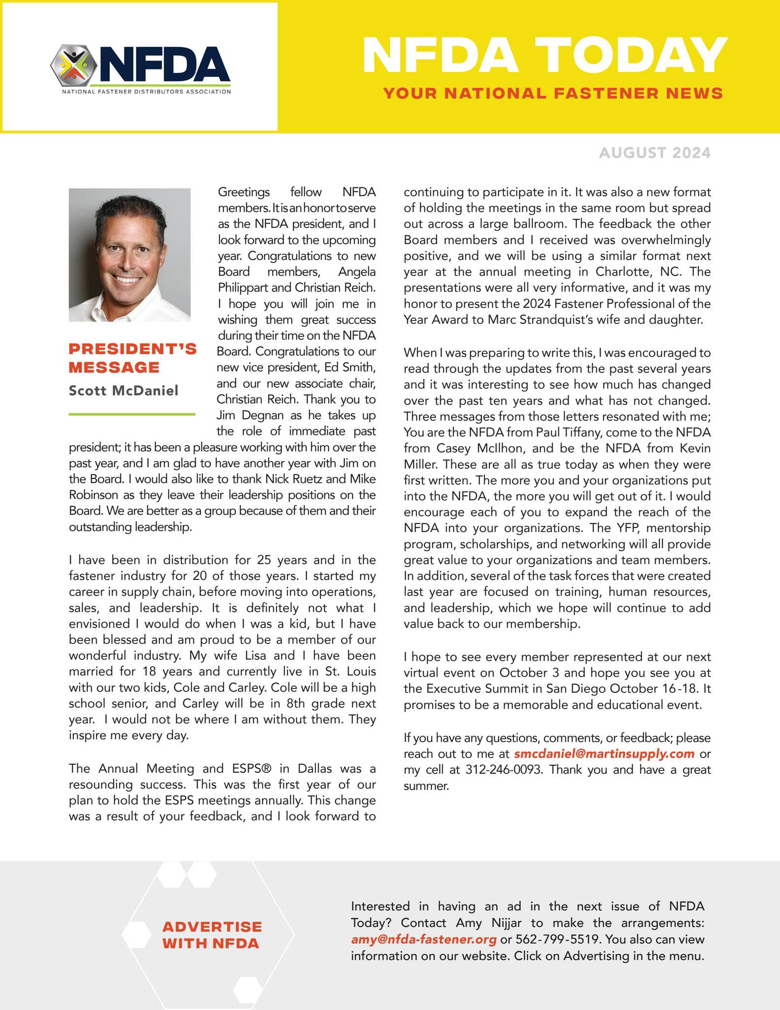 August 2024 NFDA Today by National Fastener Distributors Association - Issuu