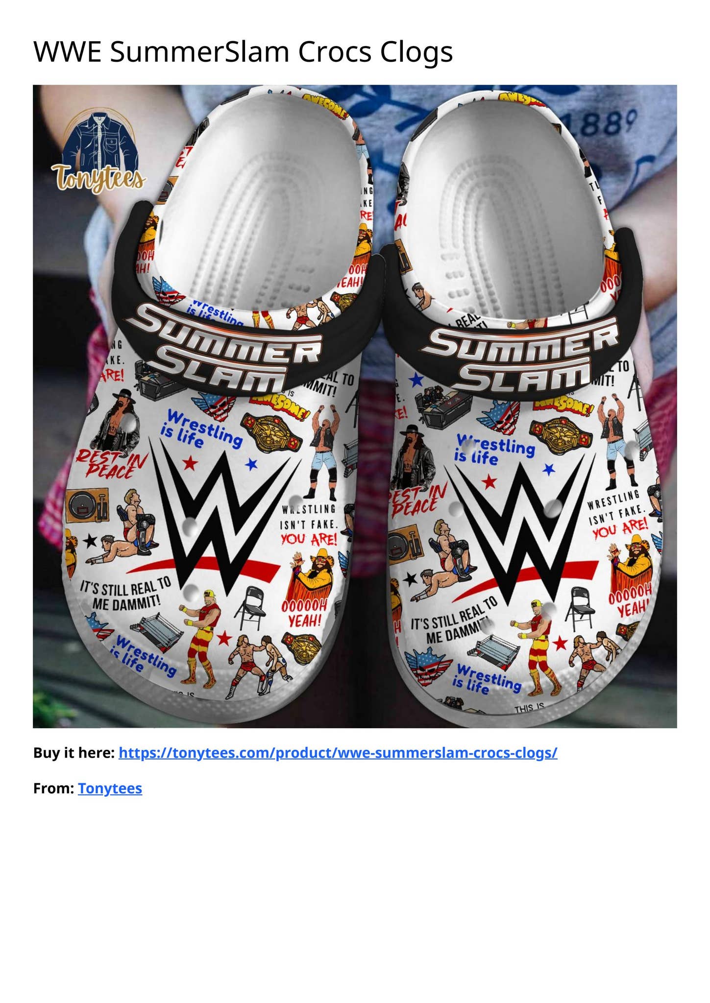 WWE SummerSlam Crocs Clogs by Tonytees Store - Issuu