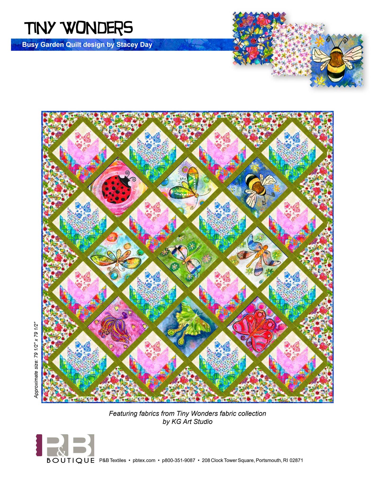 P&B Textiles - Busy Garden Free Pattern by EE Schenck Company - Issuu