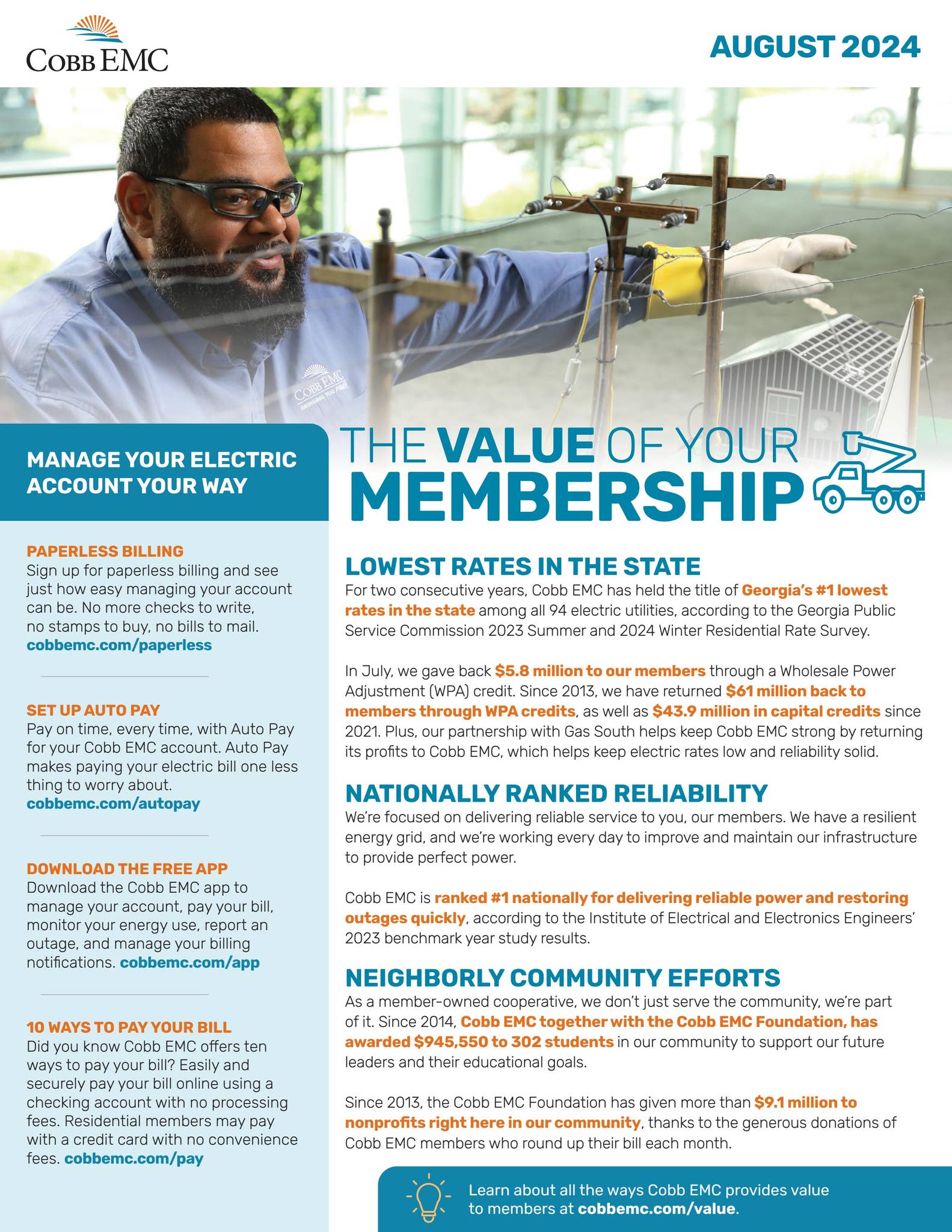 August 2024 - Bill Insert by Cobb EMC - Issuu