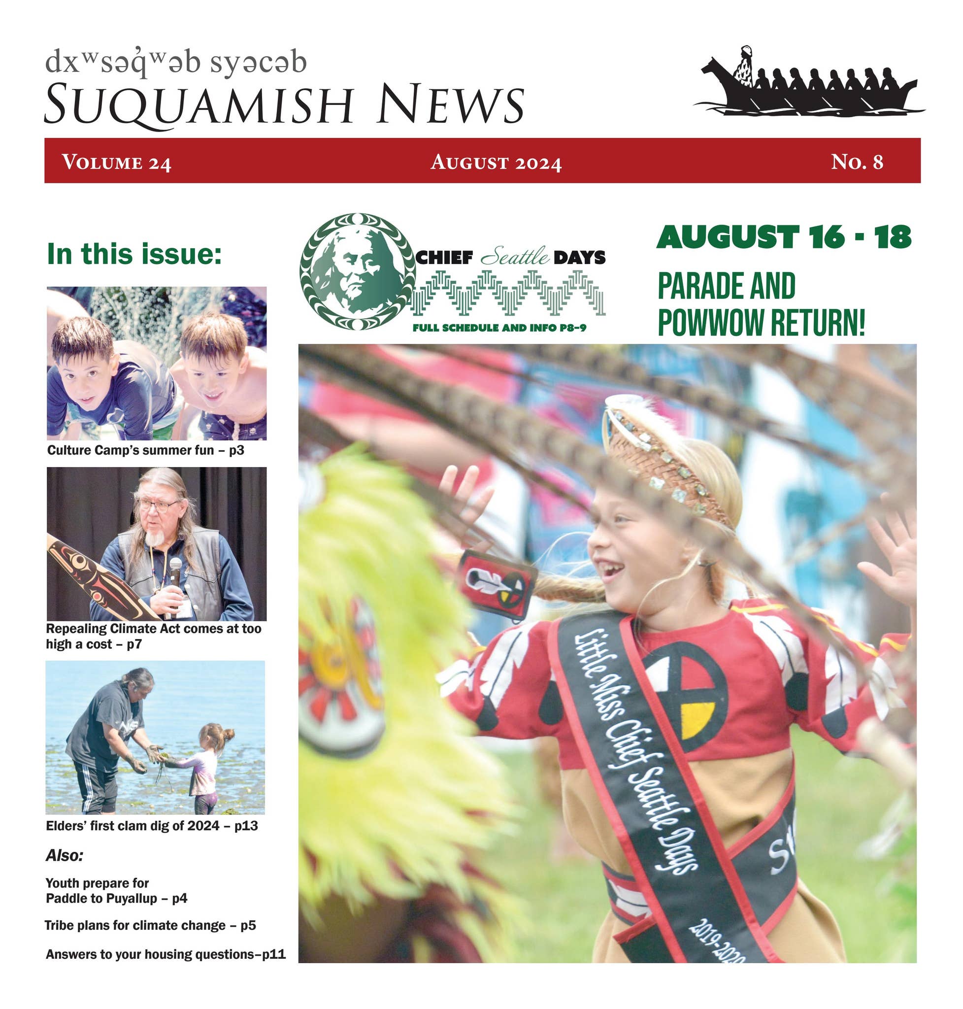Suquamish News - Aug 2024 by Suquamish Tribe - Issuu