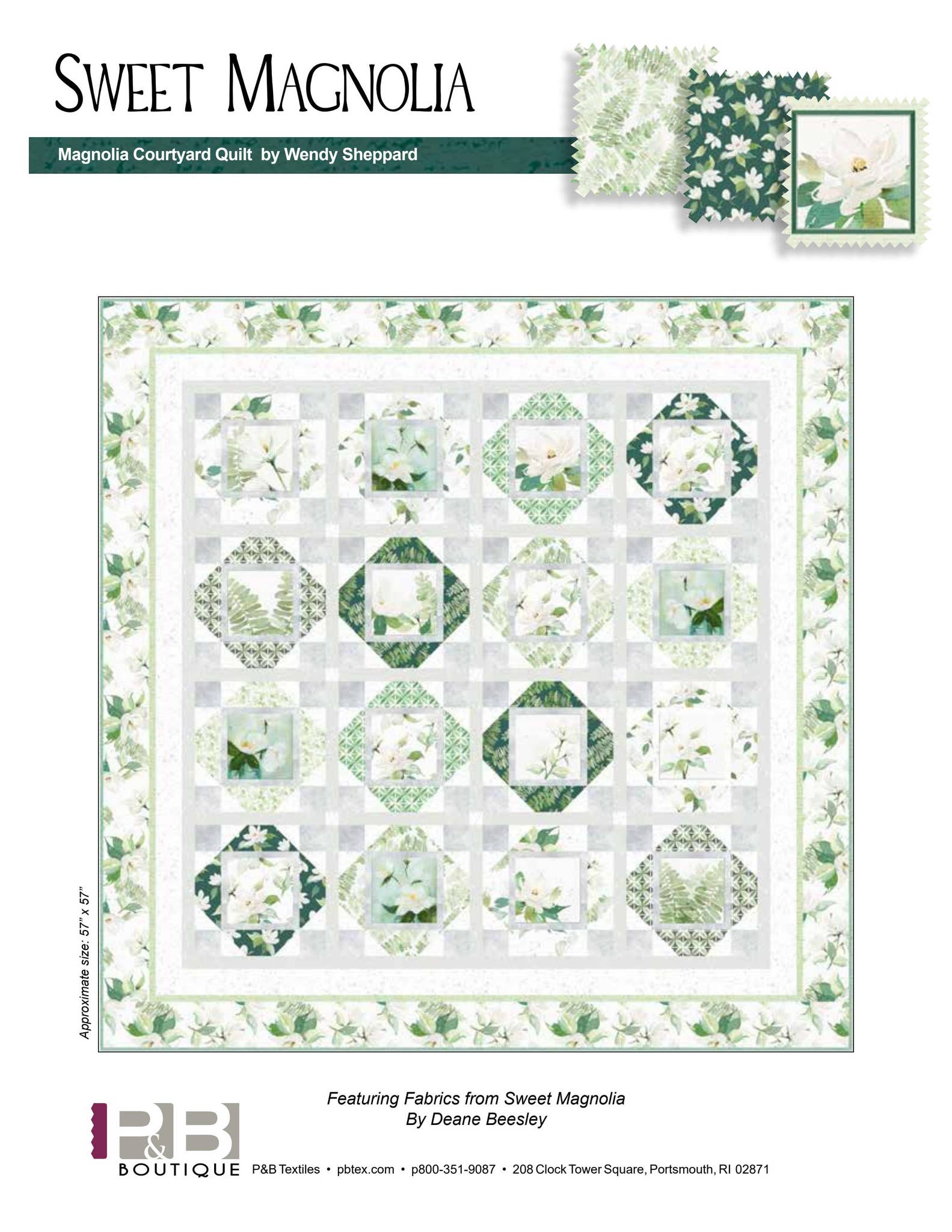 P&B Textiles - Courtyard Free Pattern by EE Schenck Company - Issuu
