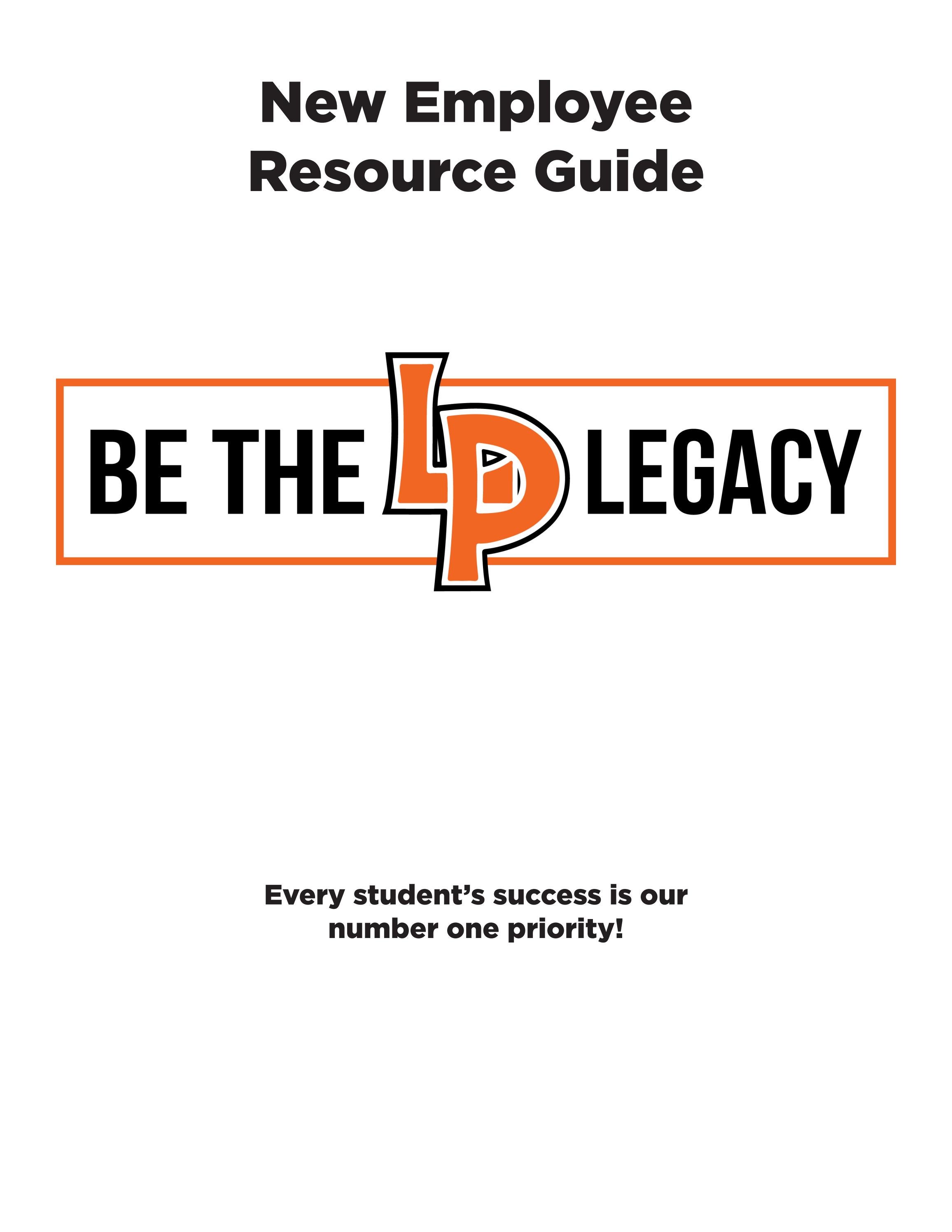 2024 New Employee Resource Guide by lpisd - Issuu