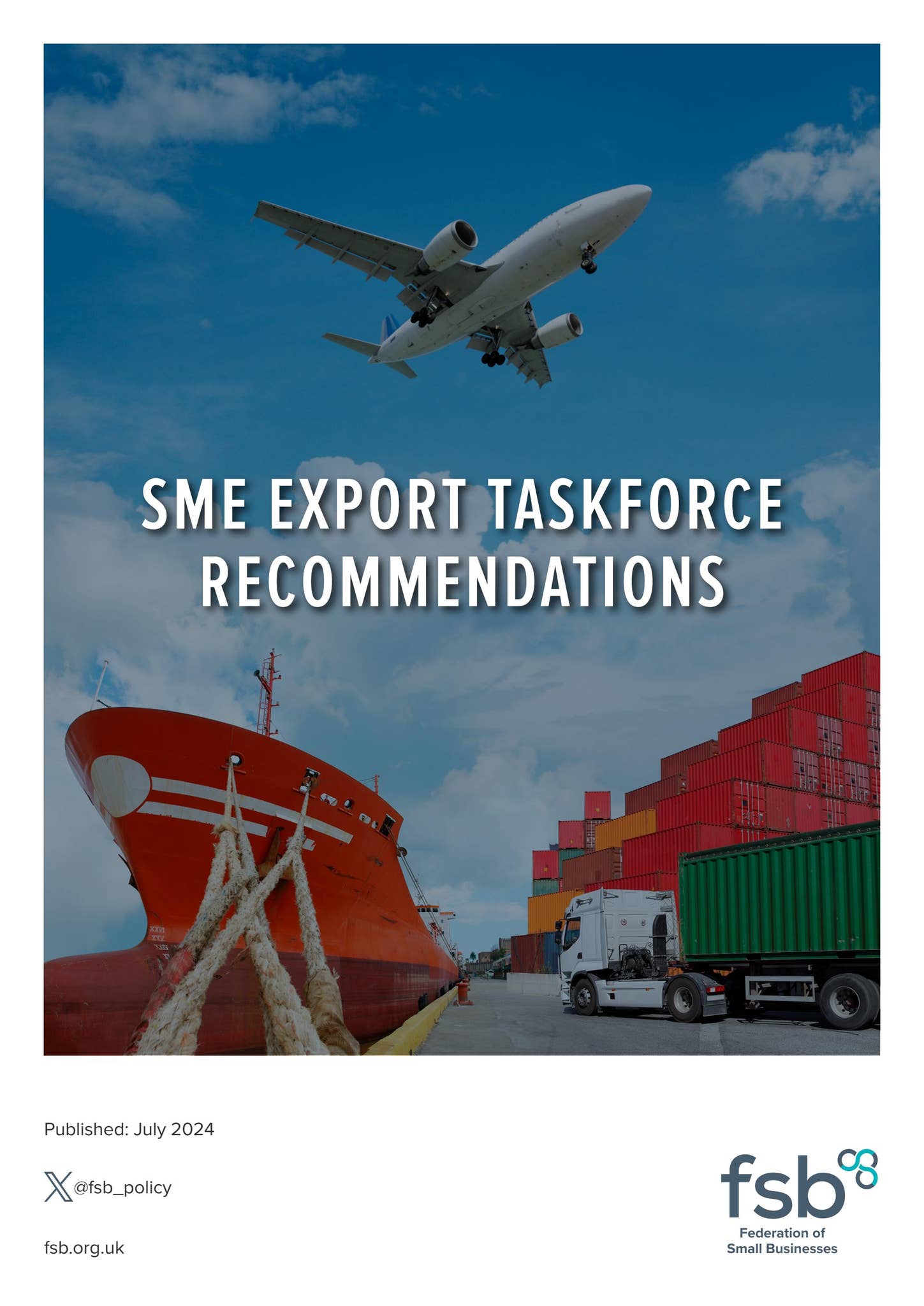 FSB SME Export Taskforce Recommendations by Federation of Small ...