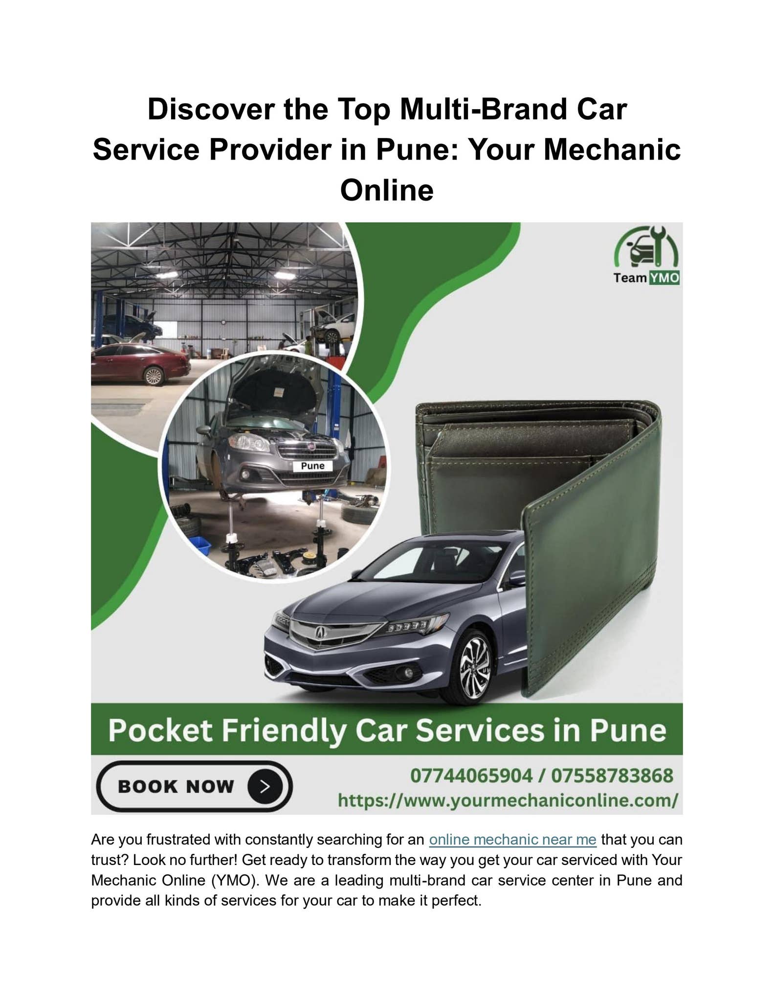 Discover the Top Multi-Brand Car Service Provider in Pune: Your ...