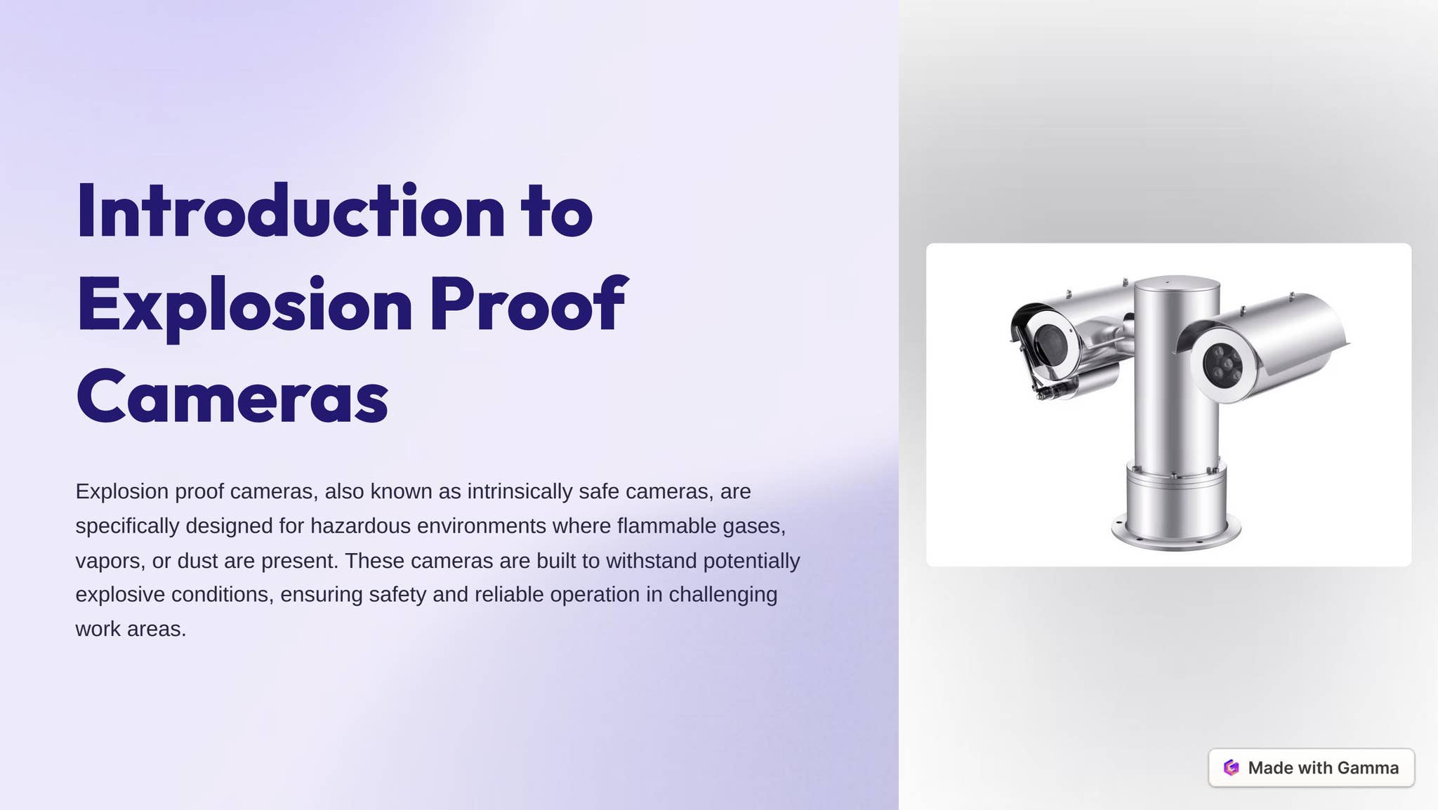 Introduction to Explosion Proof Cameras by Revlight Security - Issuu