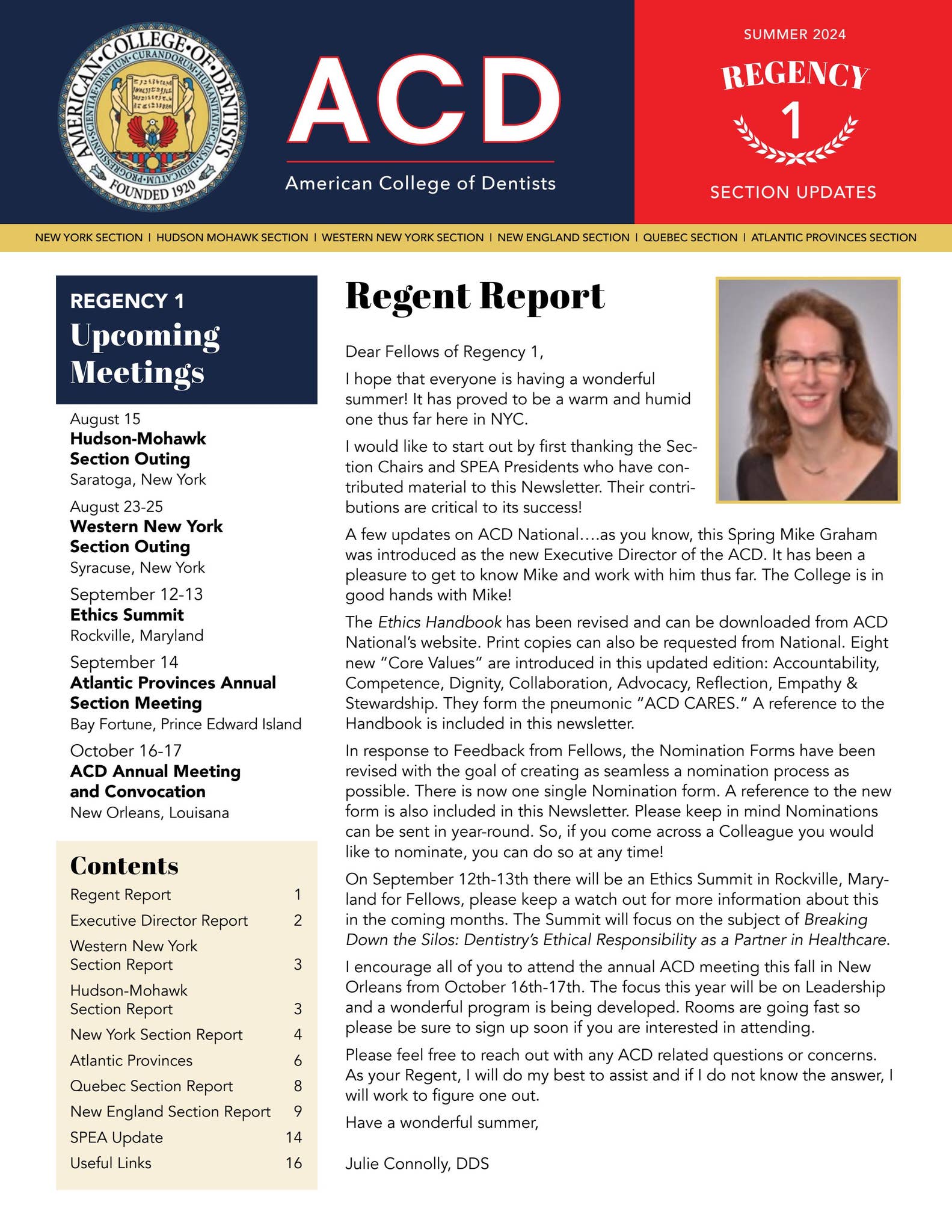 ACD Regency 1 Section Updates by American College of Dentists - Issuu